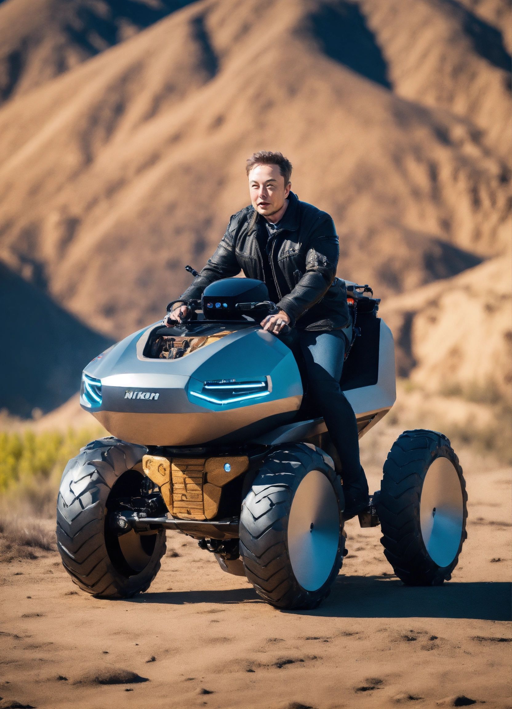 Lexica - Elon Musk riding a robotic bear, best quality, real picture ...
