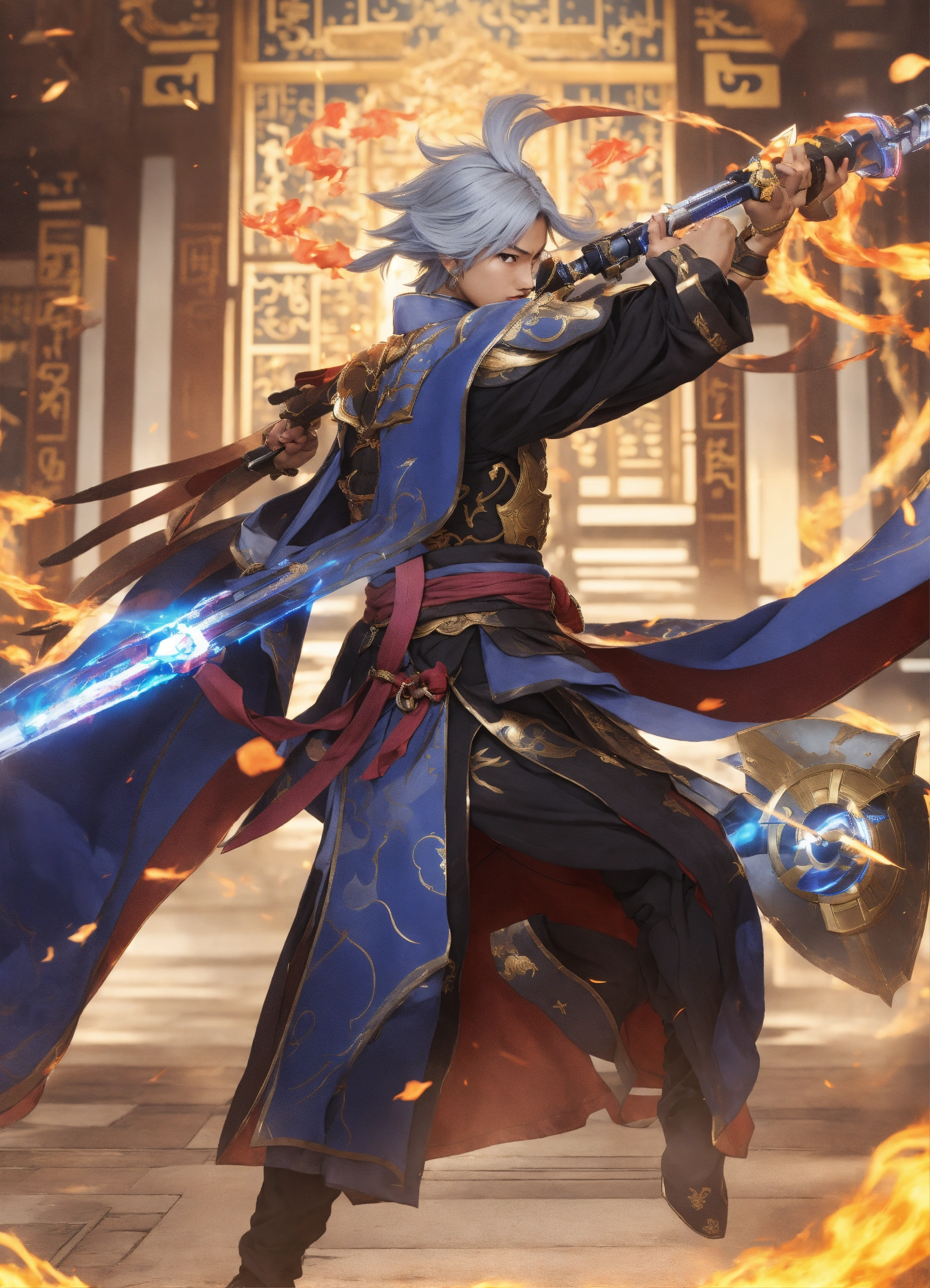 Lexica - Raiden shougun from genshin impact, whit heer weapon ...