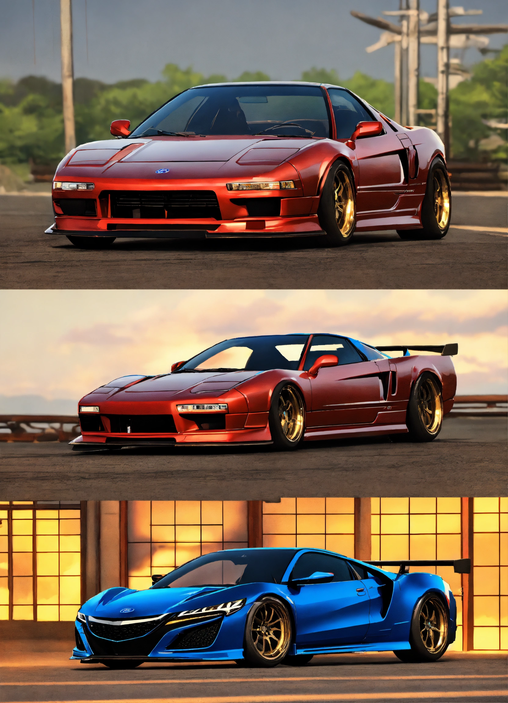 Lexica - Edo period 2024 Acura NSX, Ford Hallam Style, Shibuichi ...