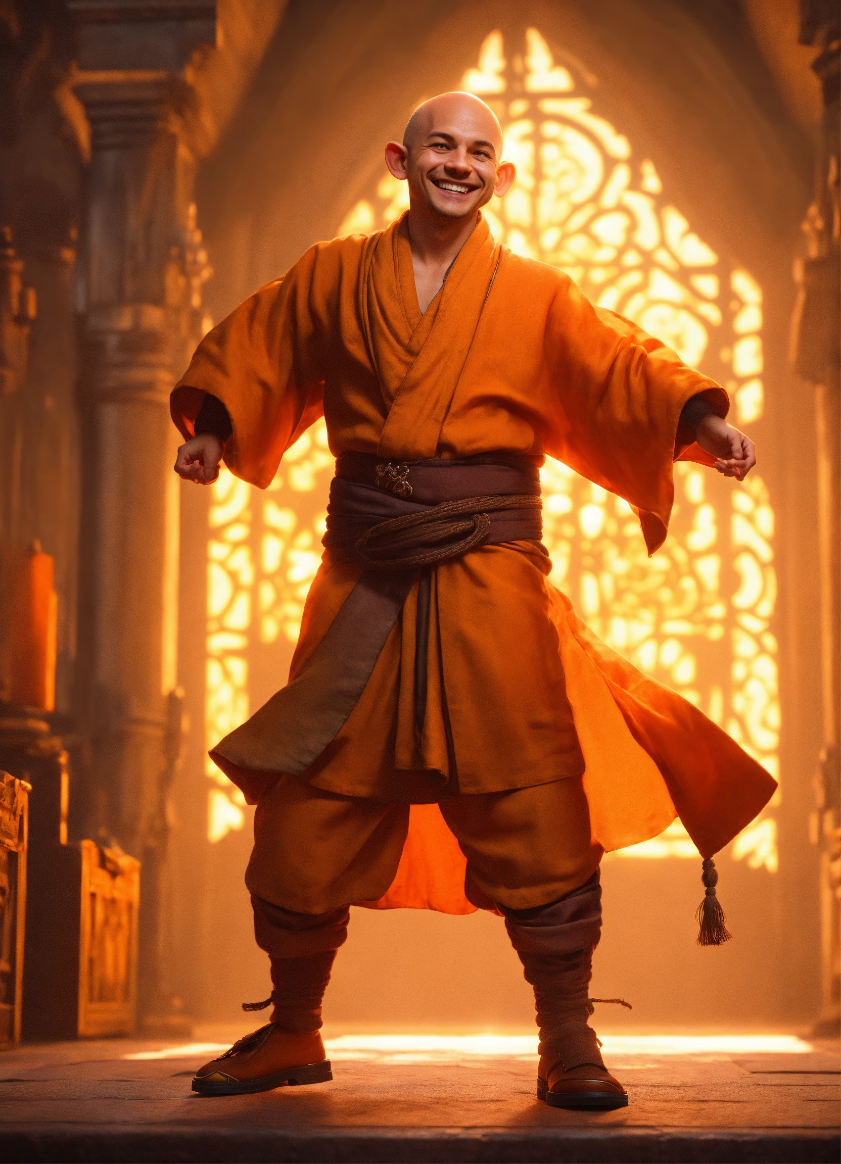 Lexica - Detailed skinny small male halfling grinning with mischievous ...