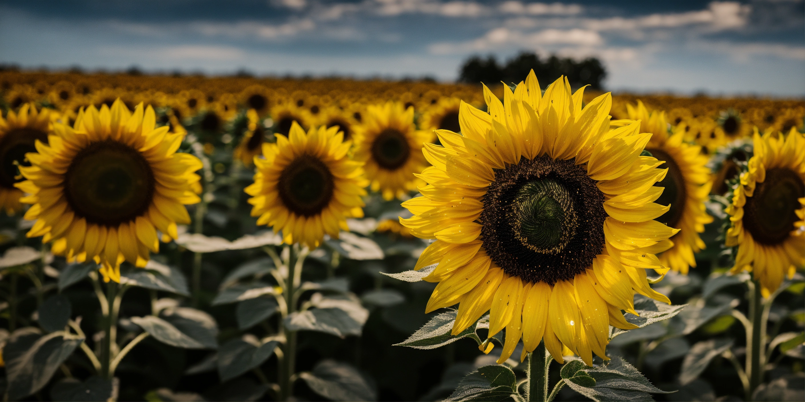Lexica - Sunflower 4d, black glitter, glitter details