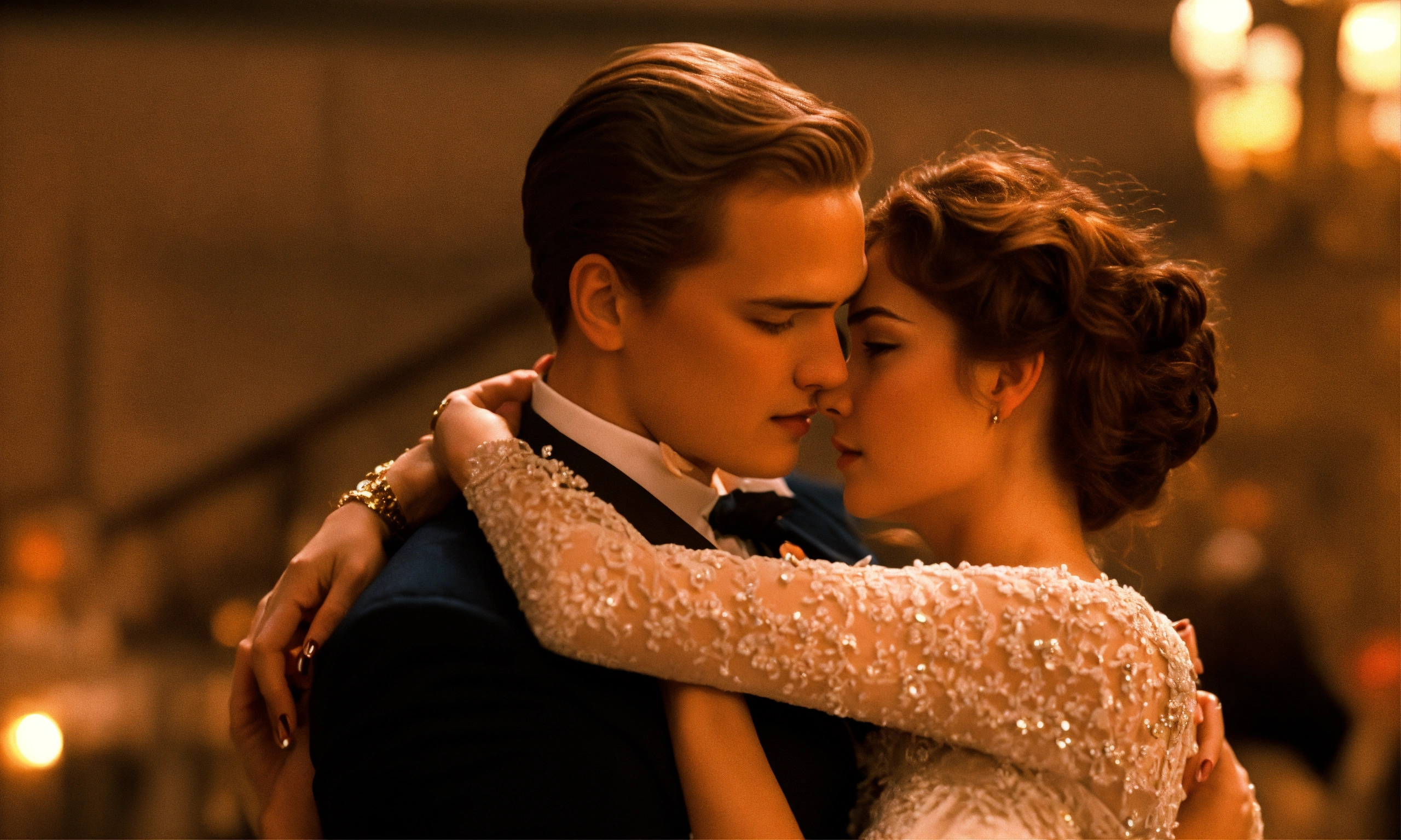 Lexica - Pose of couple from titanic, normal arms and nails