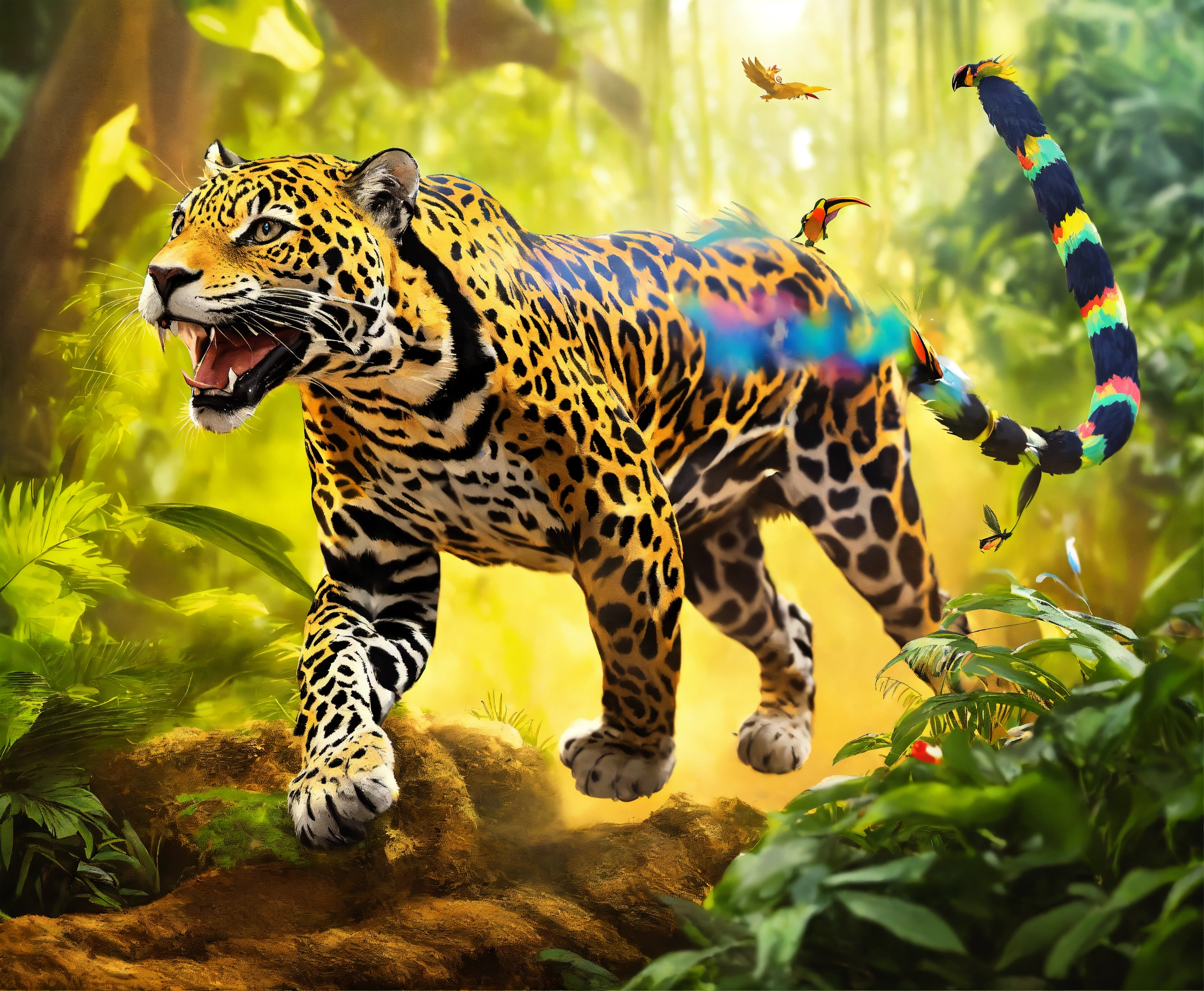 Lexica - As the games began, the animals competed with all their might ...