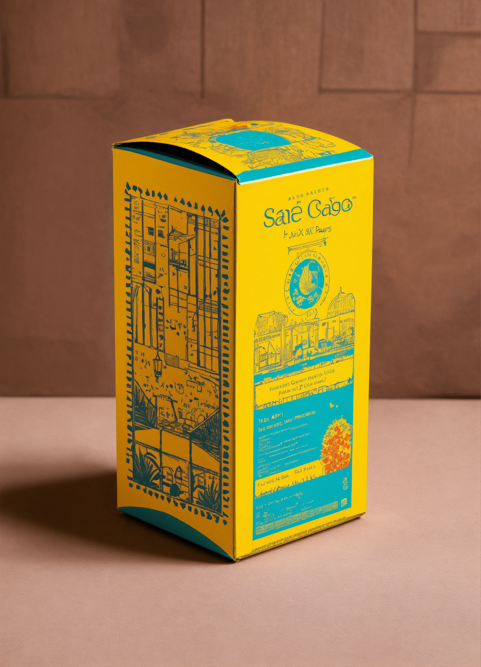 Lexica - An unconventional box packaging design for sachet packages