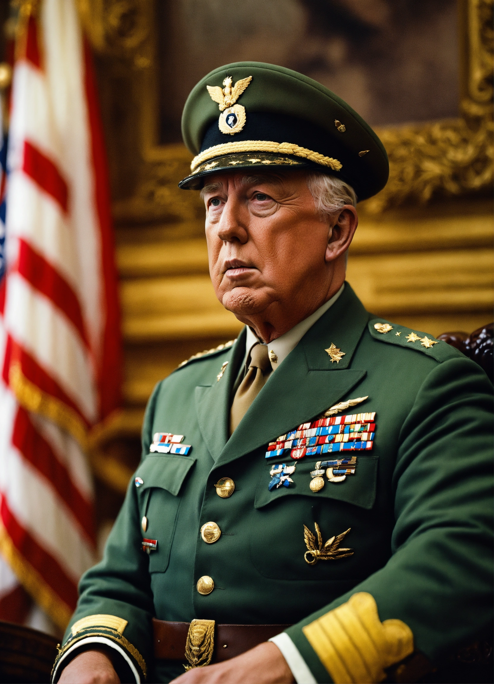 Lexica - General george patton as trump