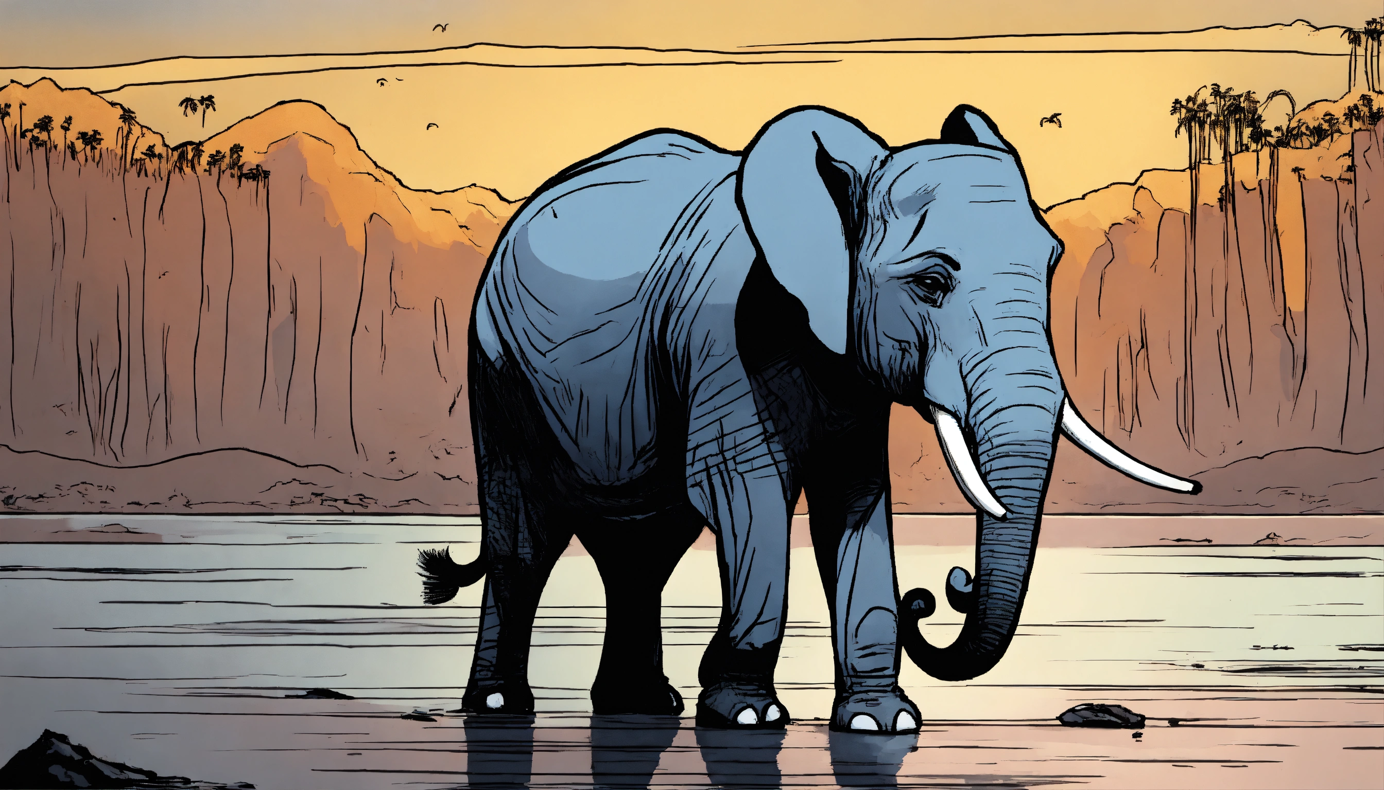 Lexica - ELEPHANT CRYING. comics