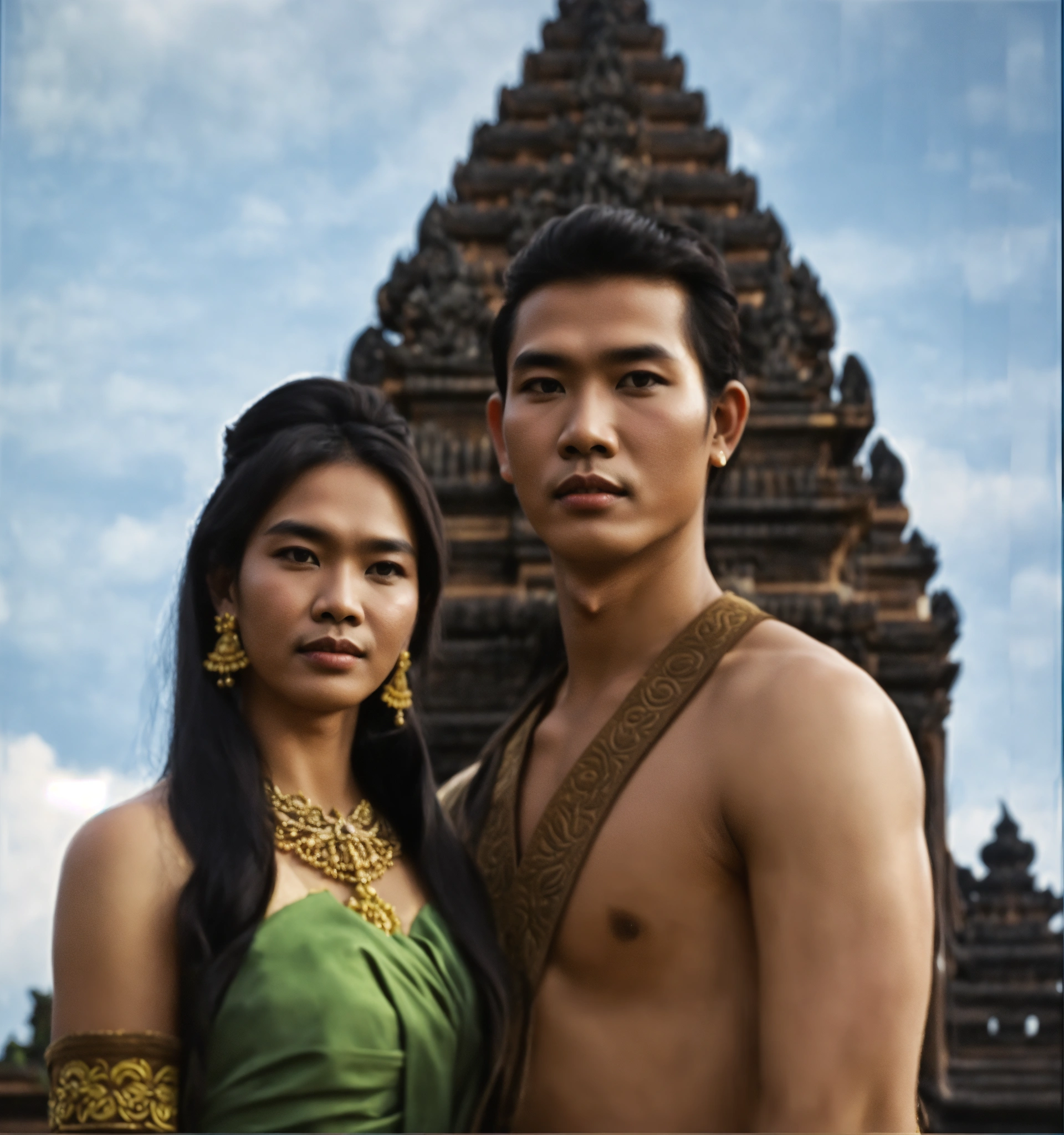 Lexica - Handsome Javanese majapahit king and beautiful majapahit queen