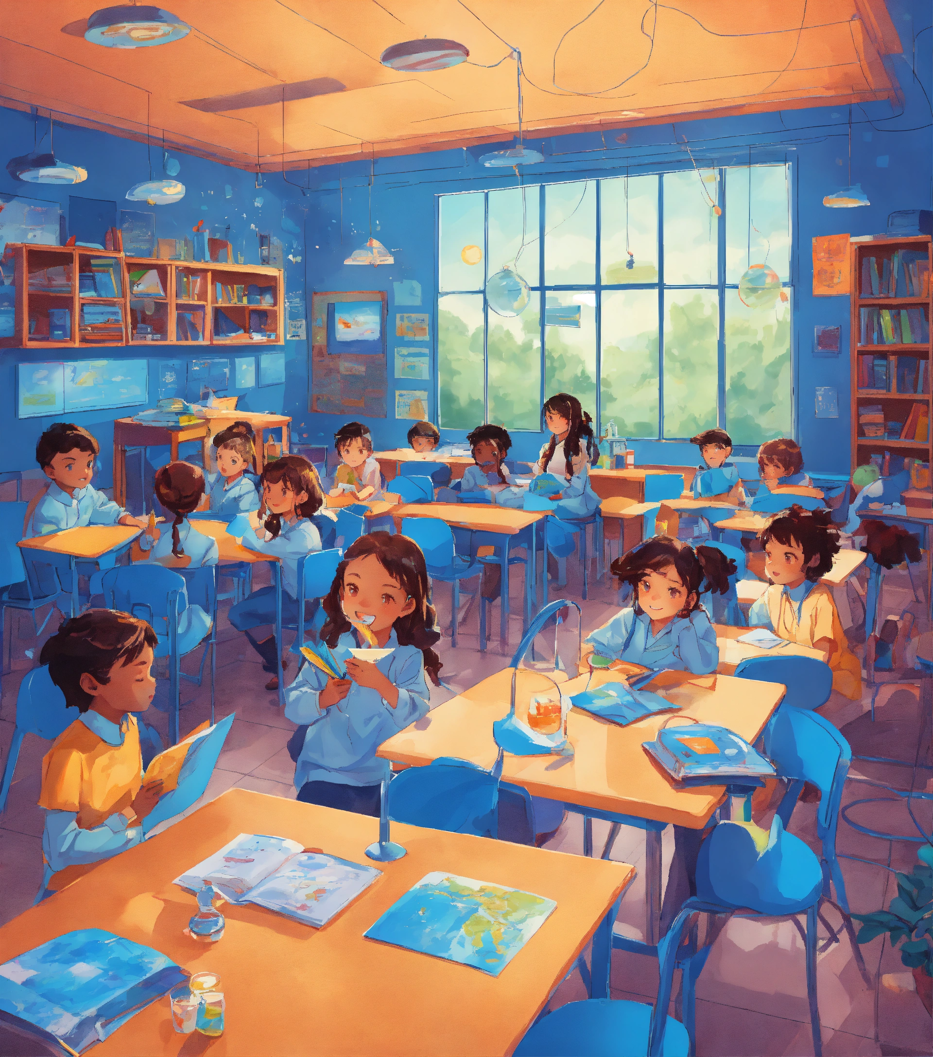 Lexica - Illustration,blue colors. future, mystic, science fiction ...