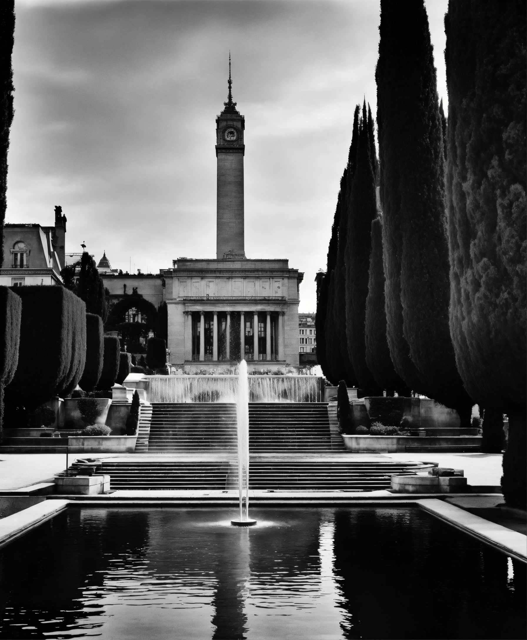 Lexica - Water falls, geneva water fountain jet d’eau, cypress trees ...