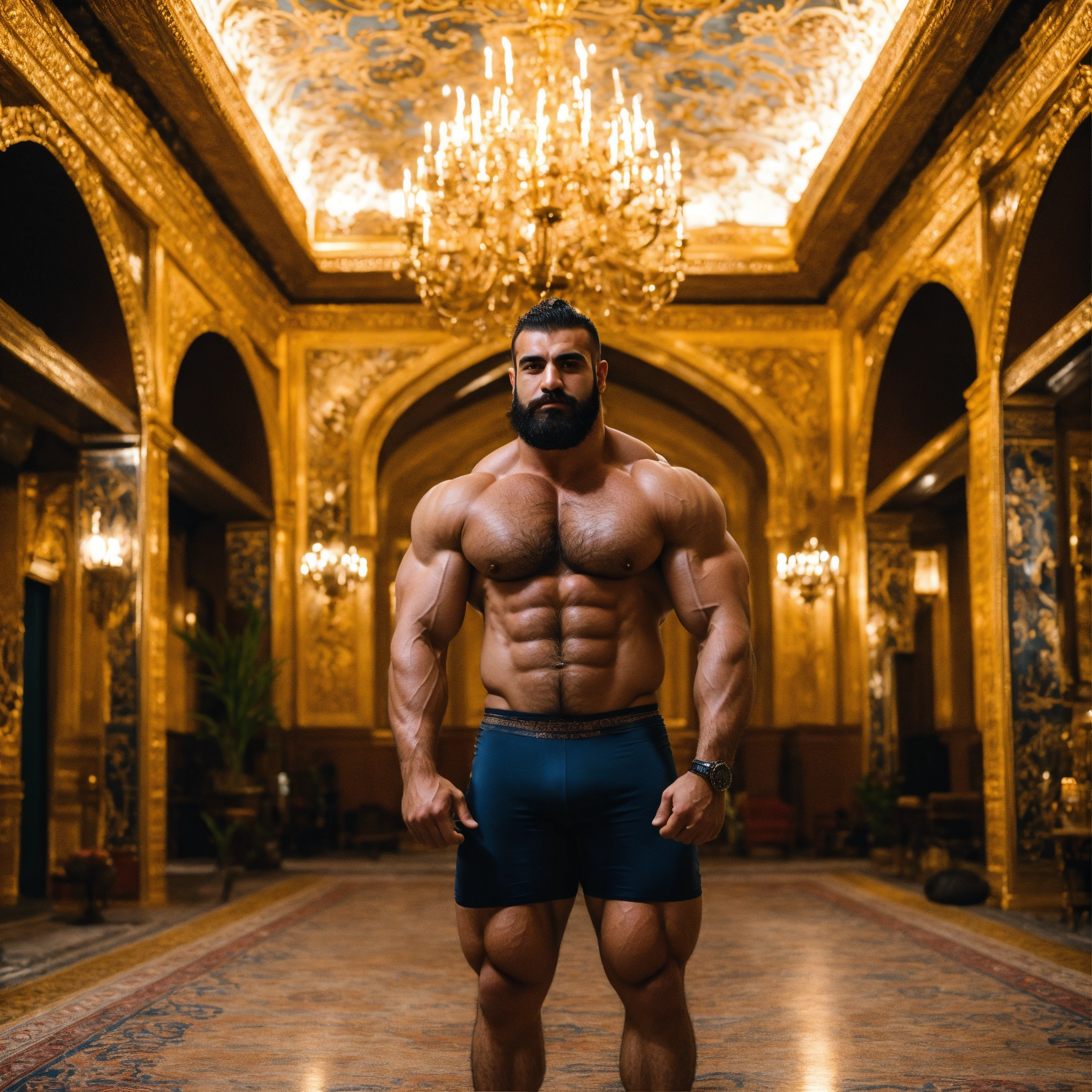 Lexica - 30-year-old hairy Turkish man with big muscles, big ...