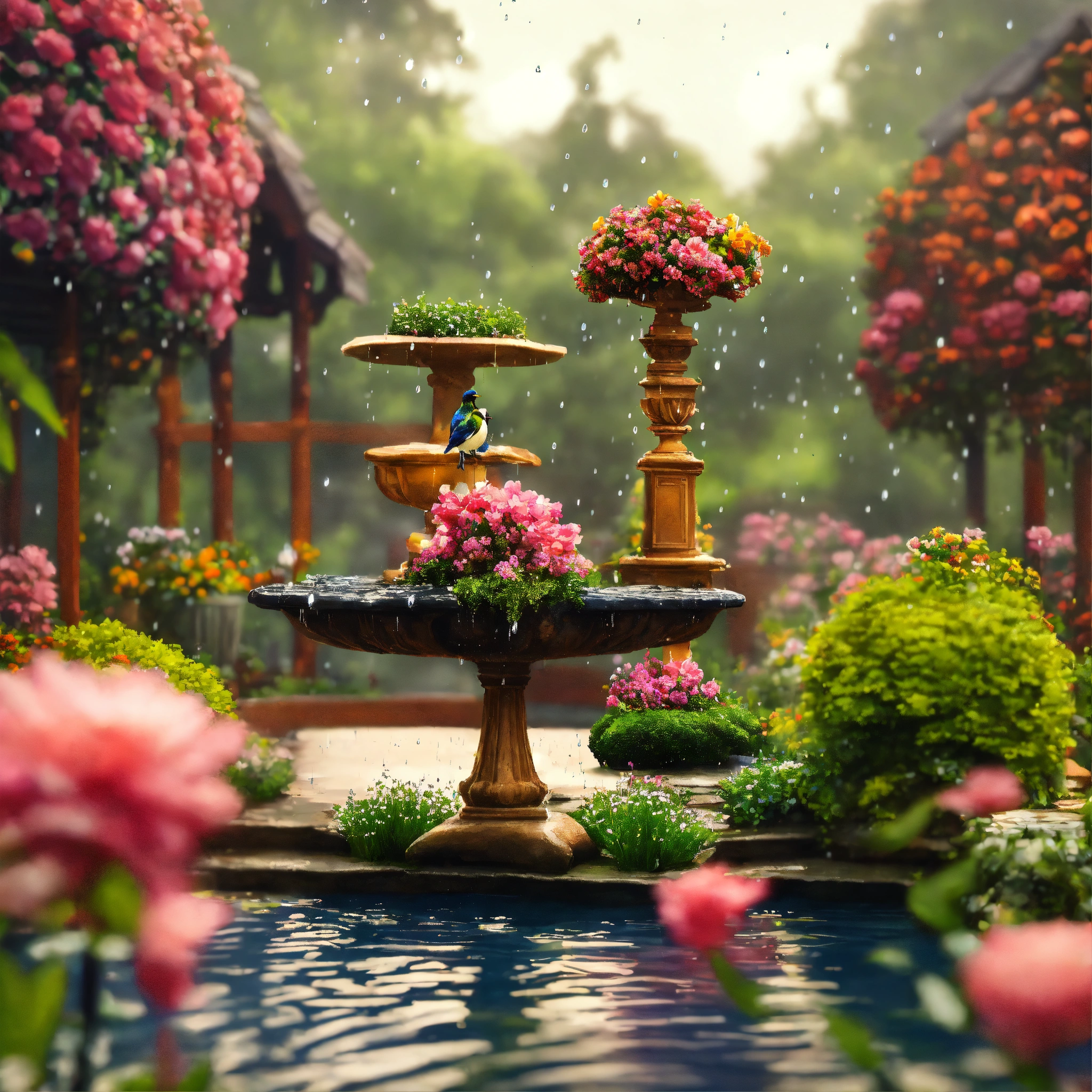 Lexica - A beautiful house garden, 8k, best quality picture, realistic ...