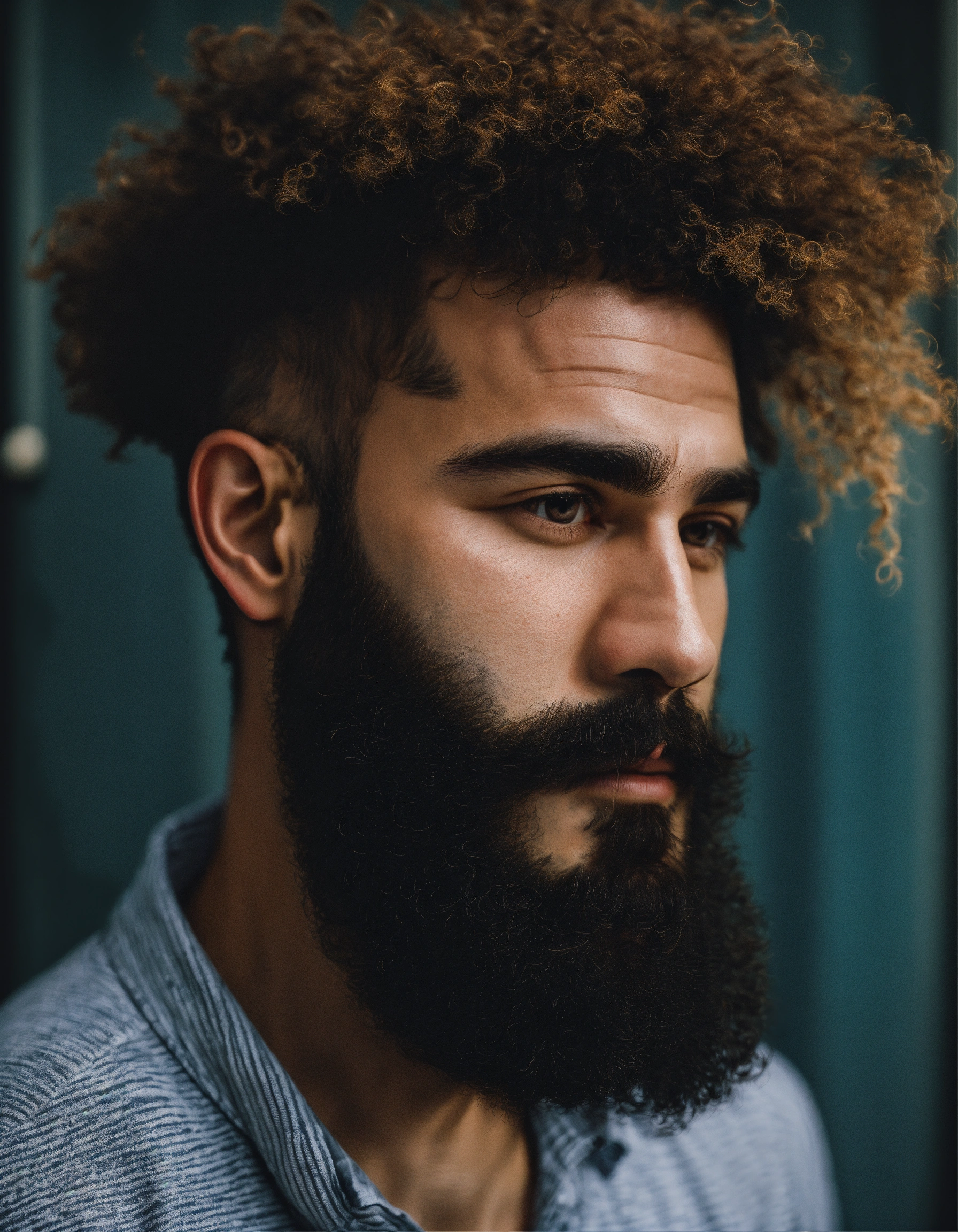 Lexica - Man with a soul patch beard