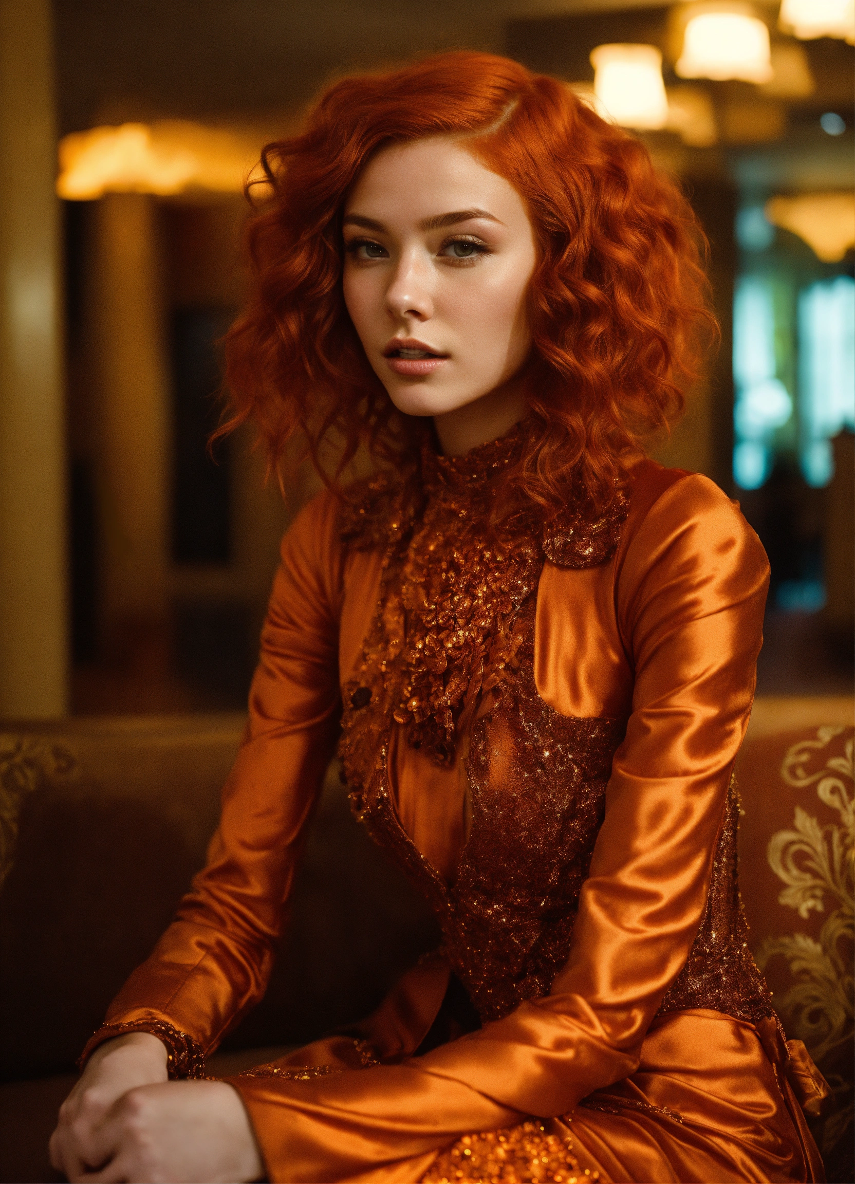 Lexica - Gorgues two 20-year-old human looking alien female with ...