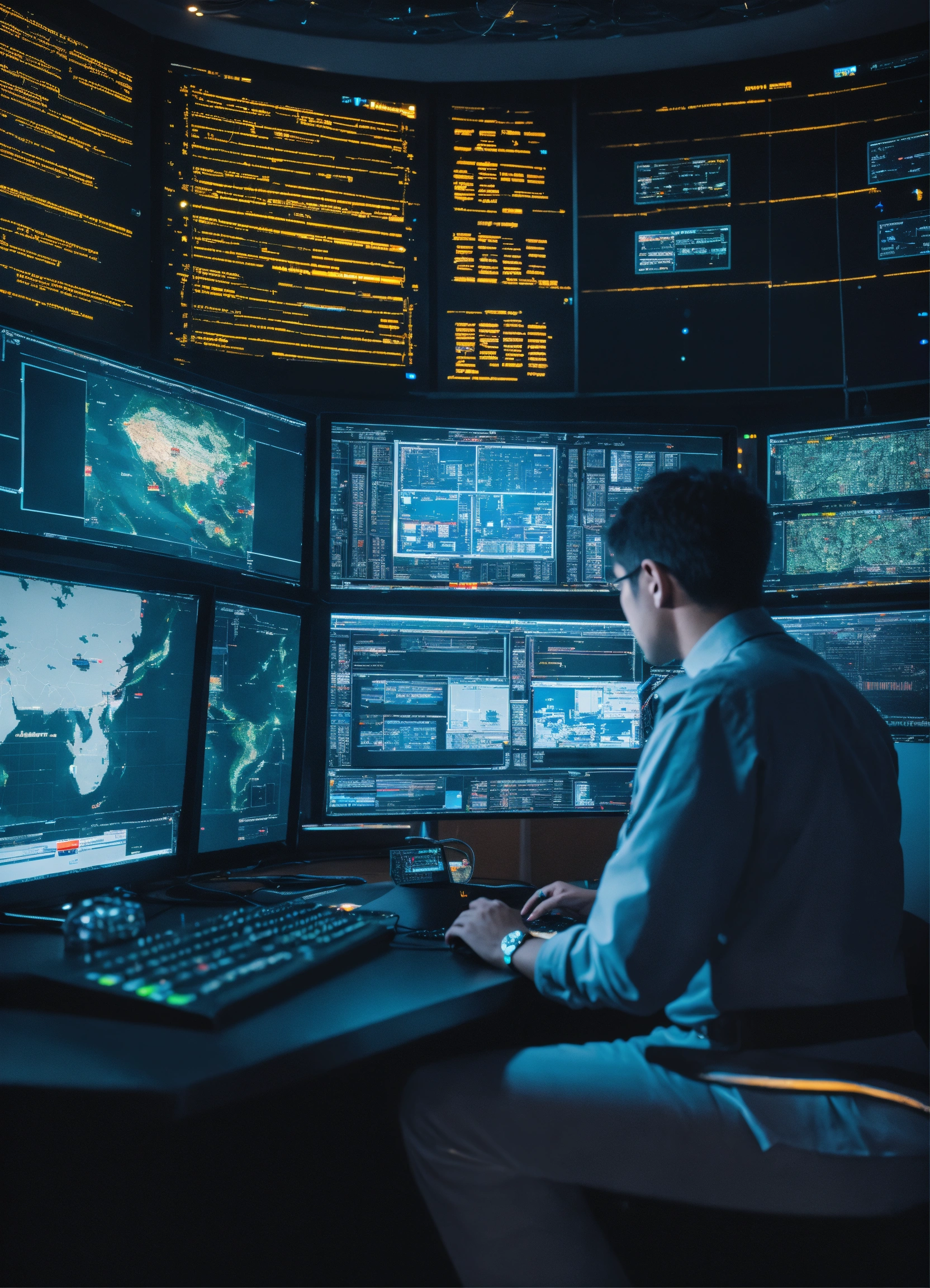 Lexica - One person using an Artificial Intelligence Supercomputer, for ...