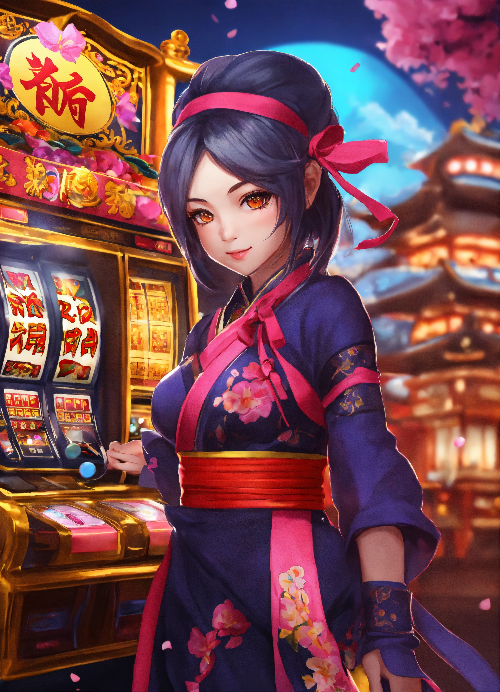Lexica - A cutie Q version character ninja small lady slot machine ...
