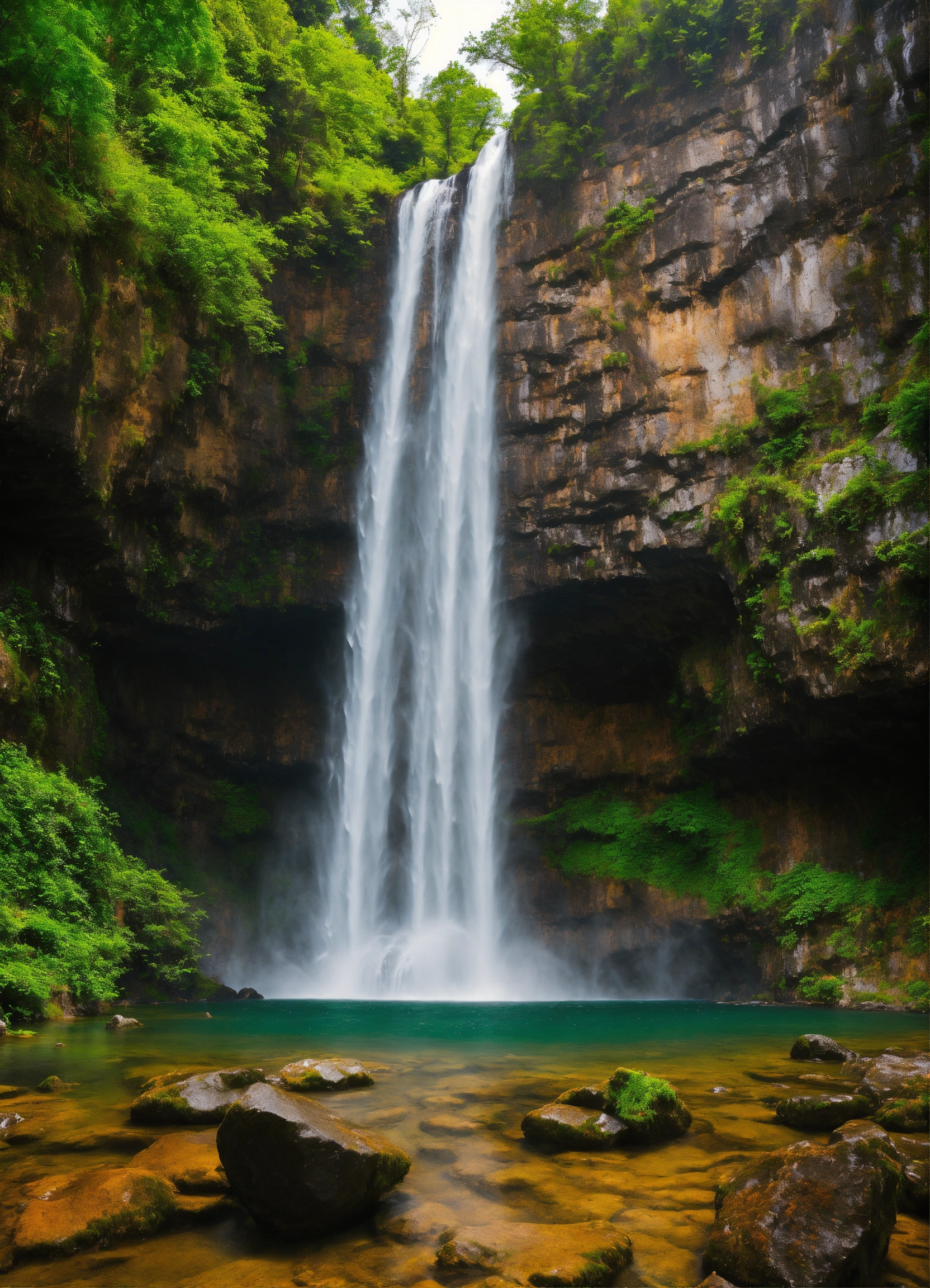 Lexica - A massive beautiful deep waterfall