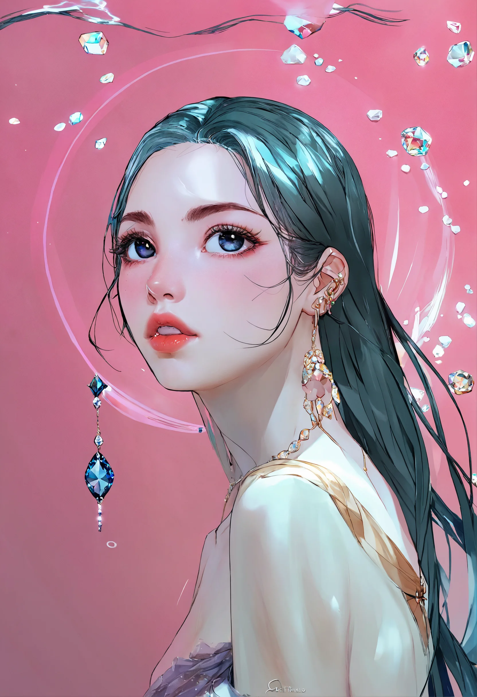 Lexica - Woman beauty , manhwa style, a lot of details, good detailing ...