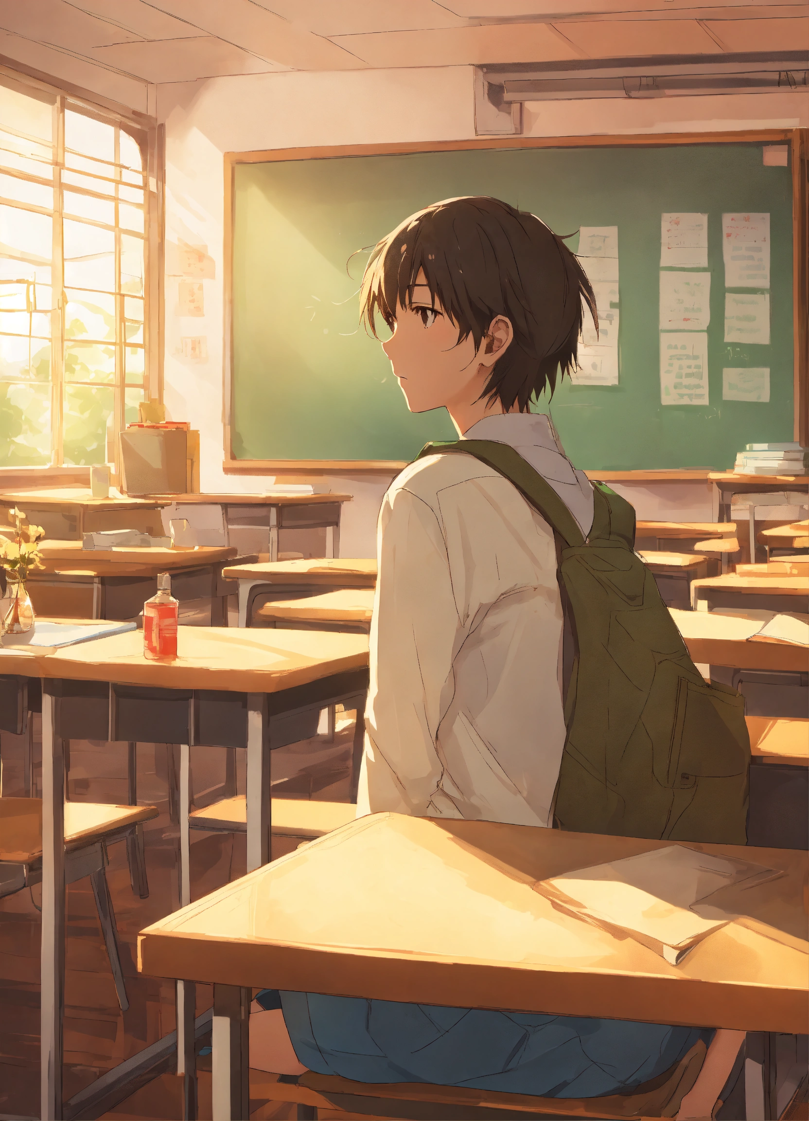 Lexica - A high school student sitting in the classroom facing me ...