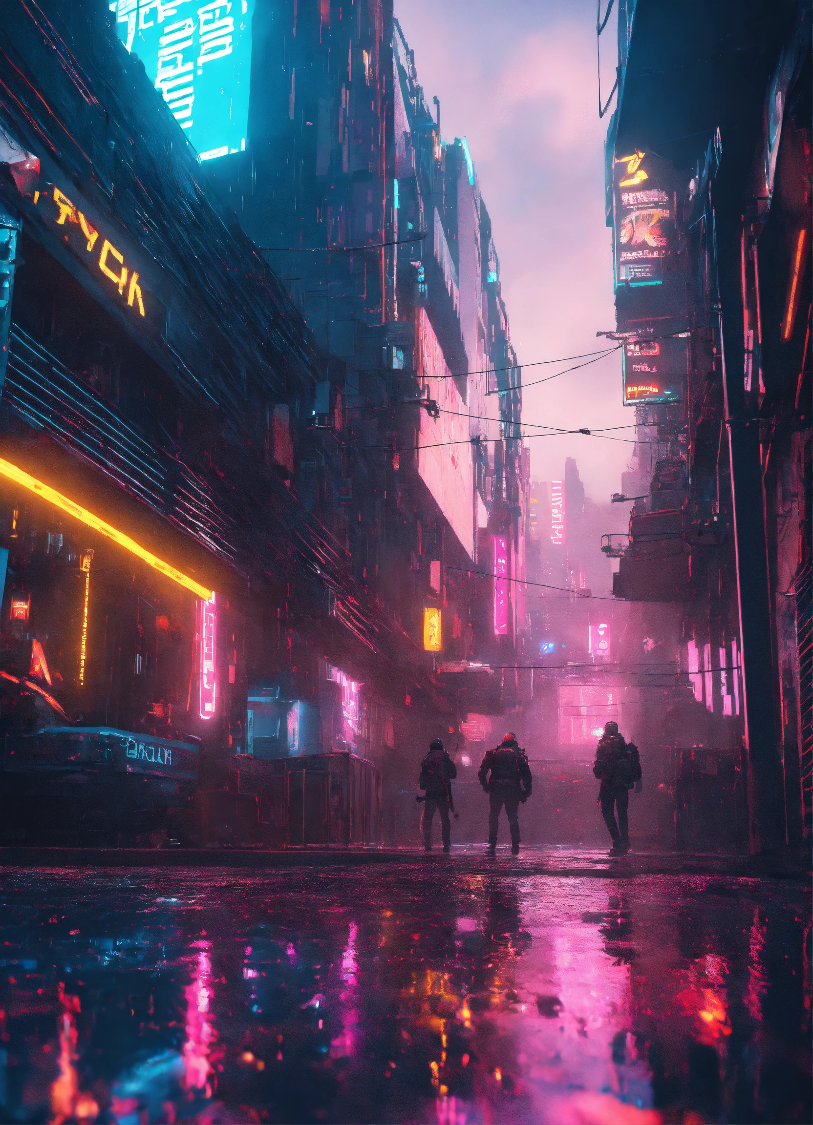 Lexica - 8k hdr cyberpunk style, highly detailed, vibrant, production ...