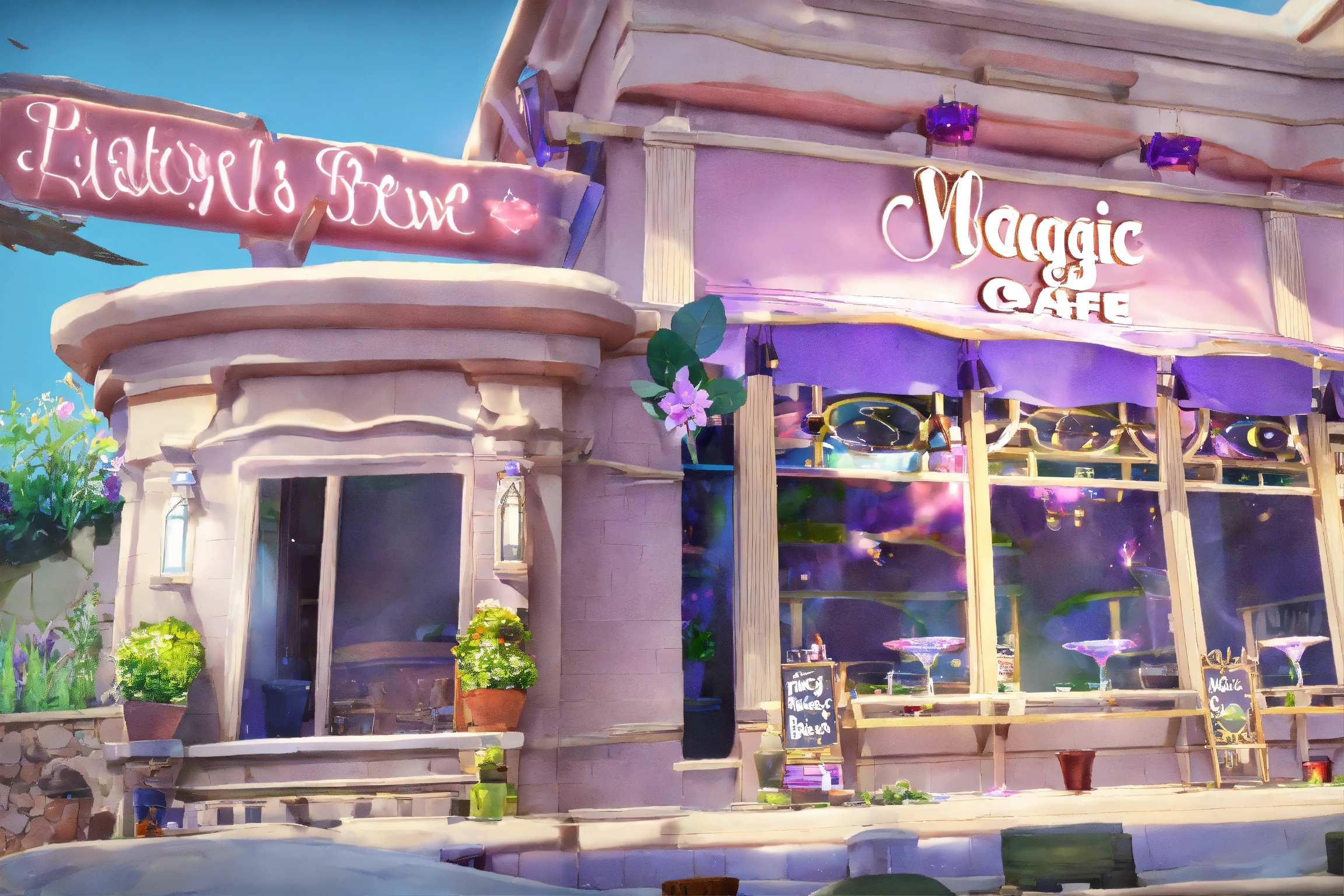 Lexica - Magic brew cafe with potions