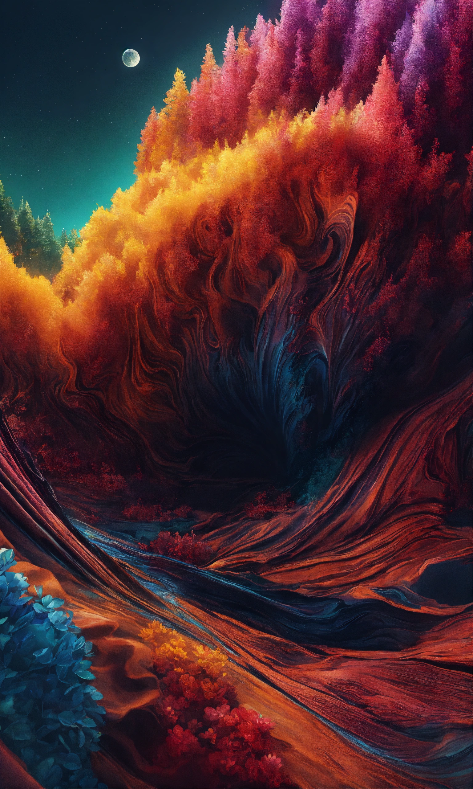 Lexica - Detailed wallpaper for mobile, highly detailed, sharp images ...