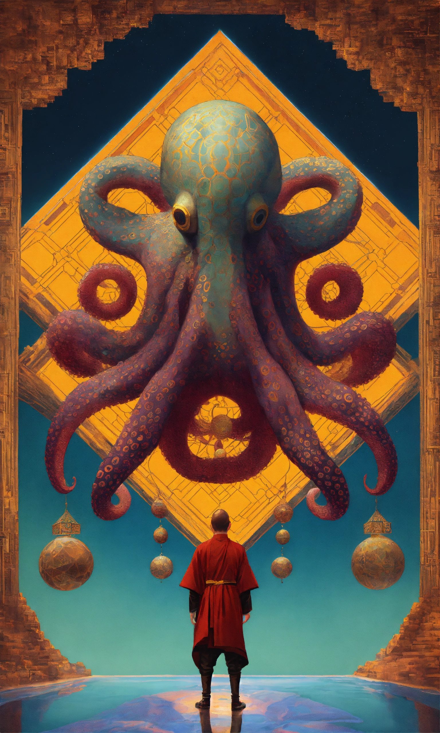 Lexica - Taoist monk octopus tesseract body fractal three point ...