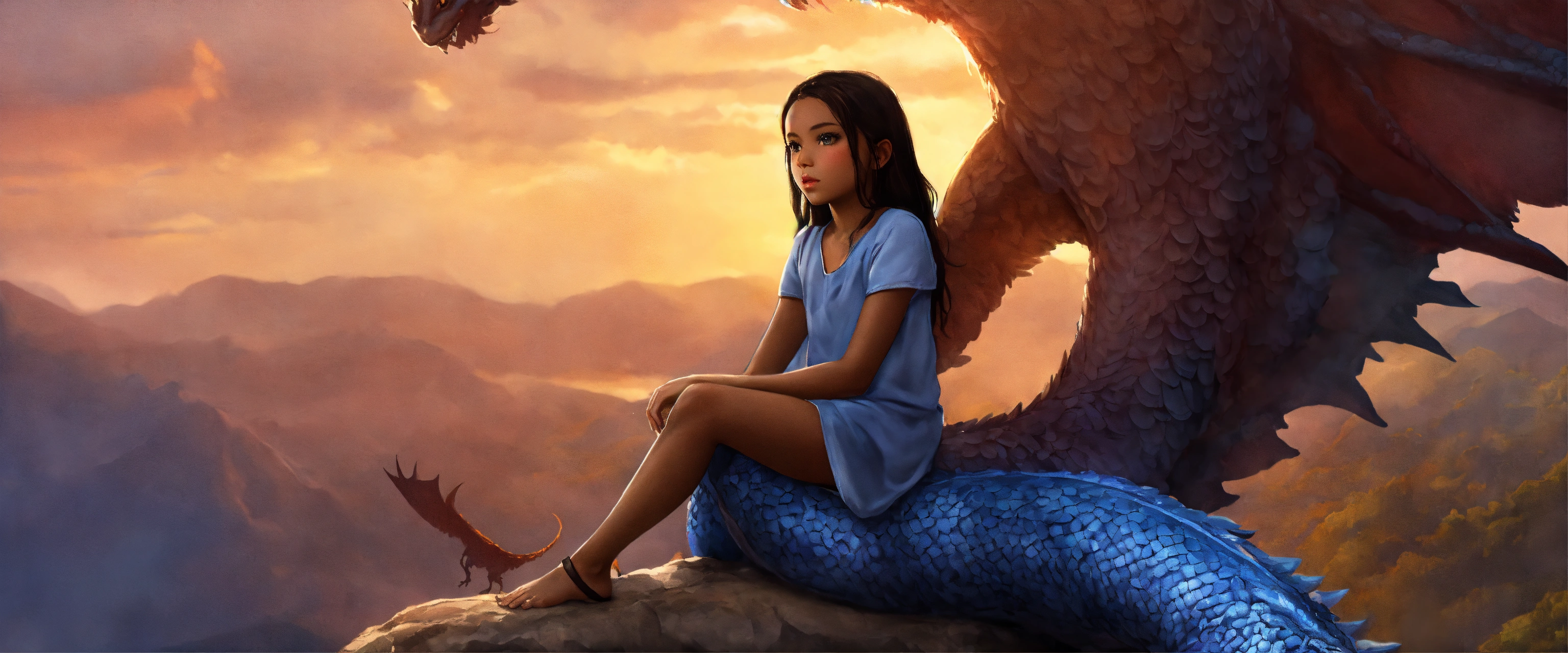 Lexica - A realistic looking indigo skin colored caucasian girl child ...