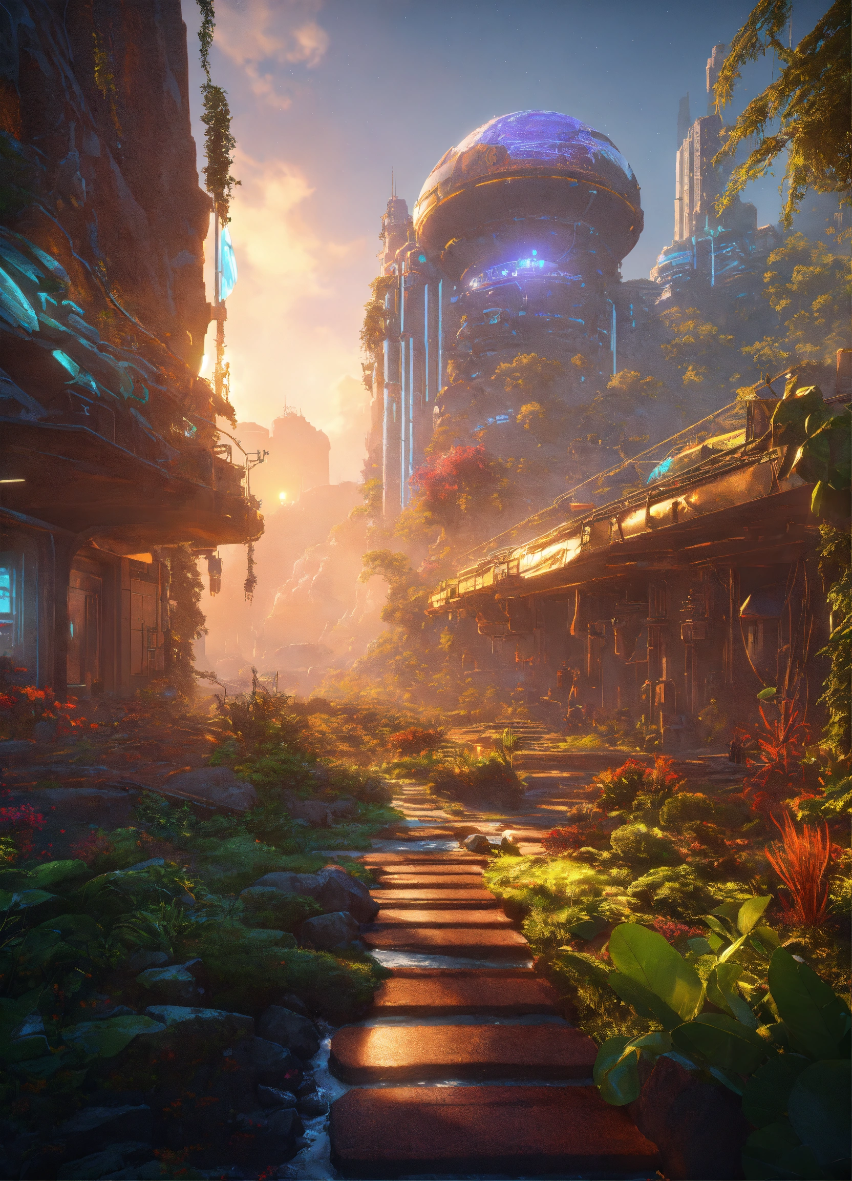 Lexica - Highly detailed futuristic fantasy architecture, spaceship ...