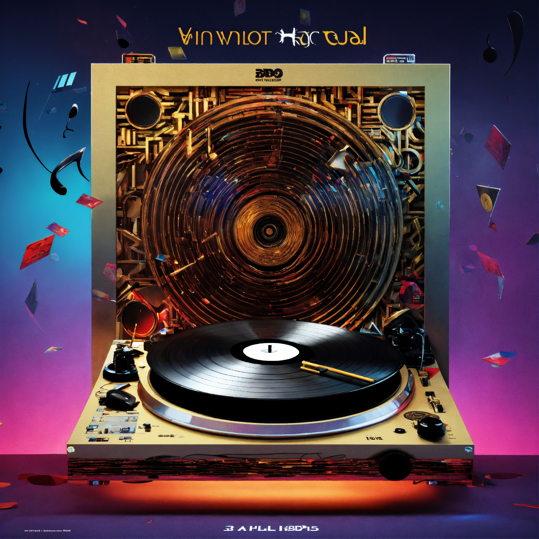 Lexica - Album artwork, 3d, full hd , 4d, poster design, vinil, dj, hip ...