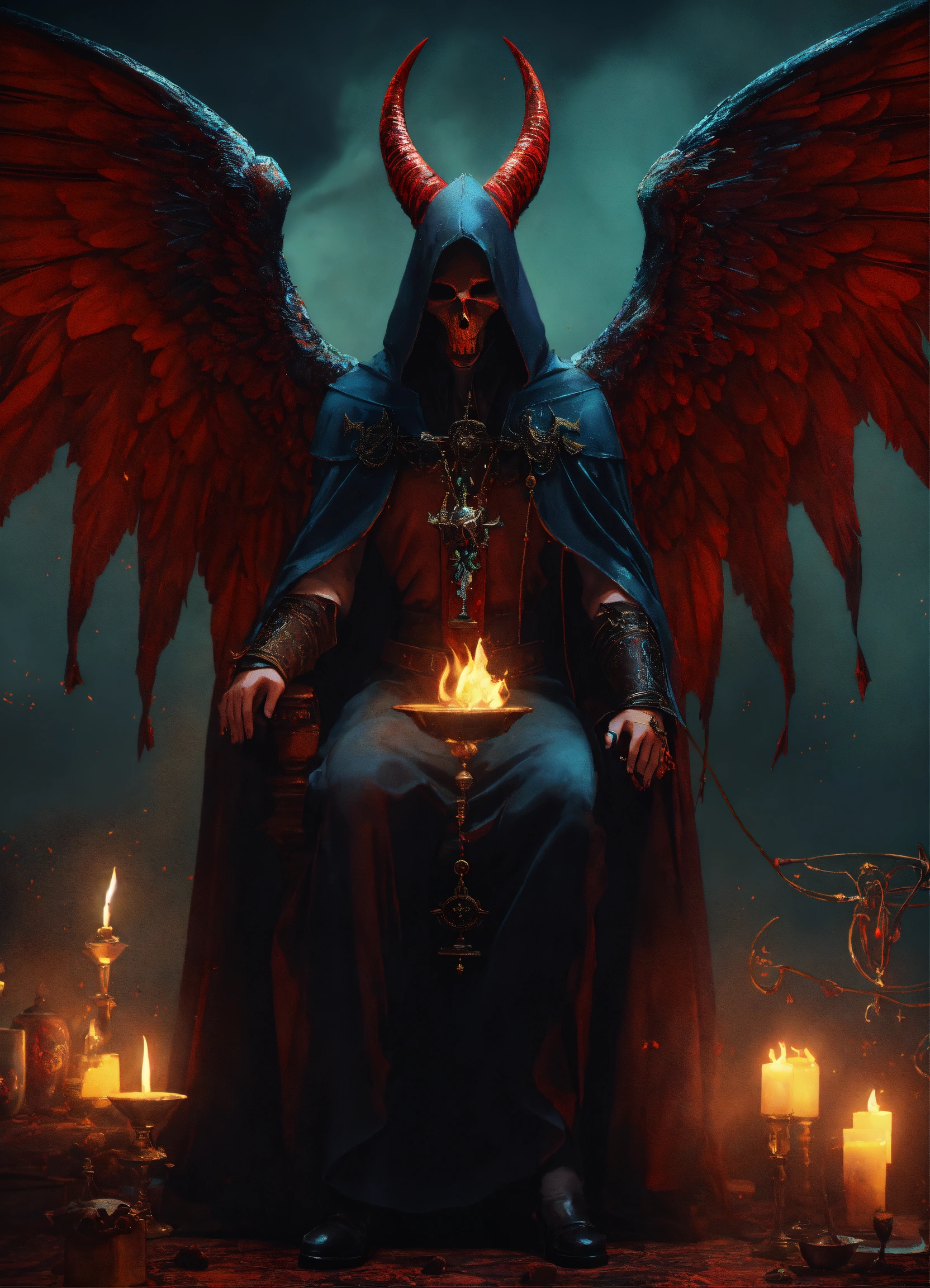 Lexica - Male mephistofeles, death, wings, arcane, devil, demon, fausto ...
