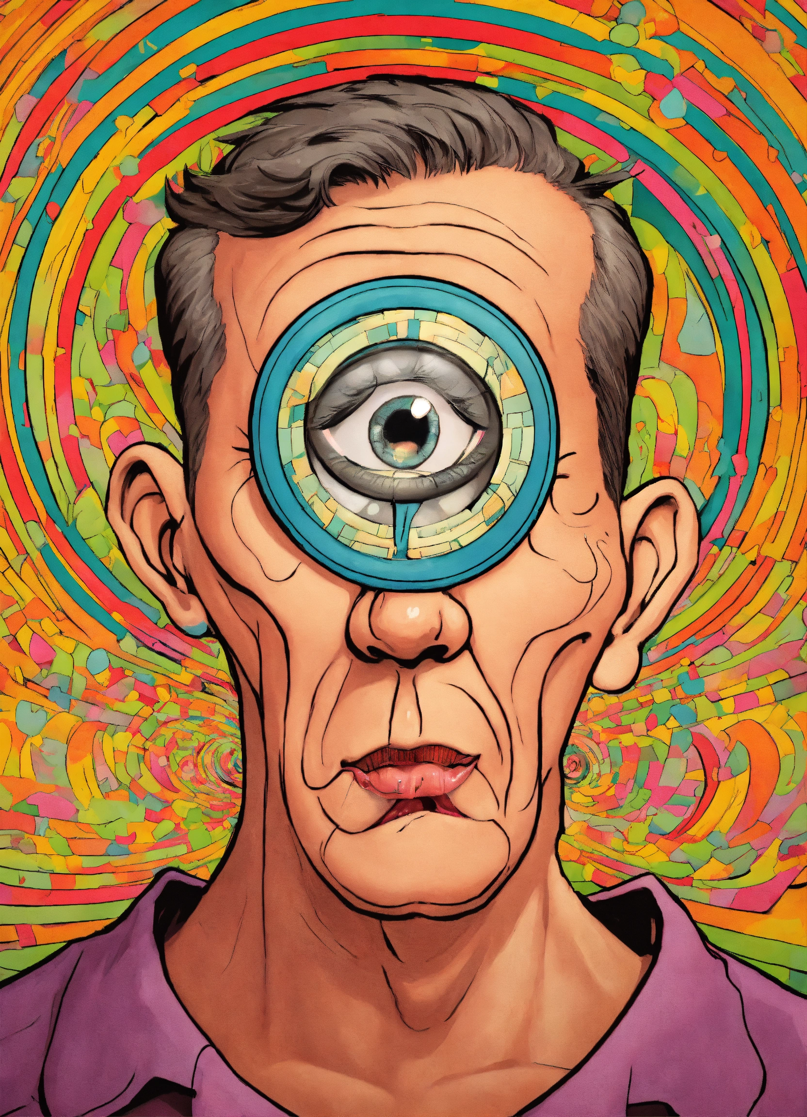 Lexica - Hypnotized man starring, brainwashed, mind controlled, with ...