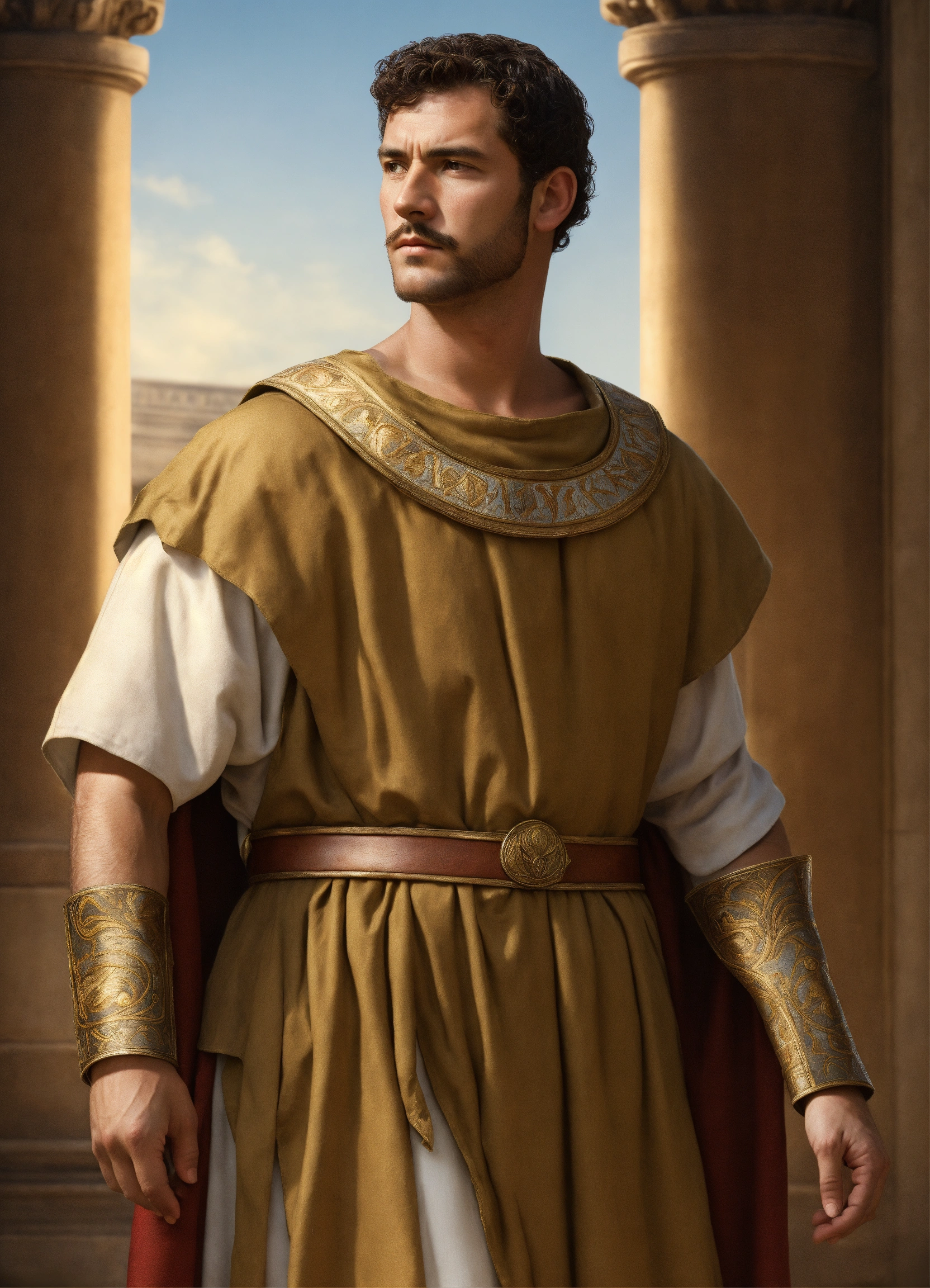 Lexica - Realistic historically accurate noble man wearing a tunic from ...