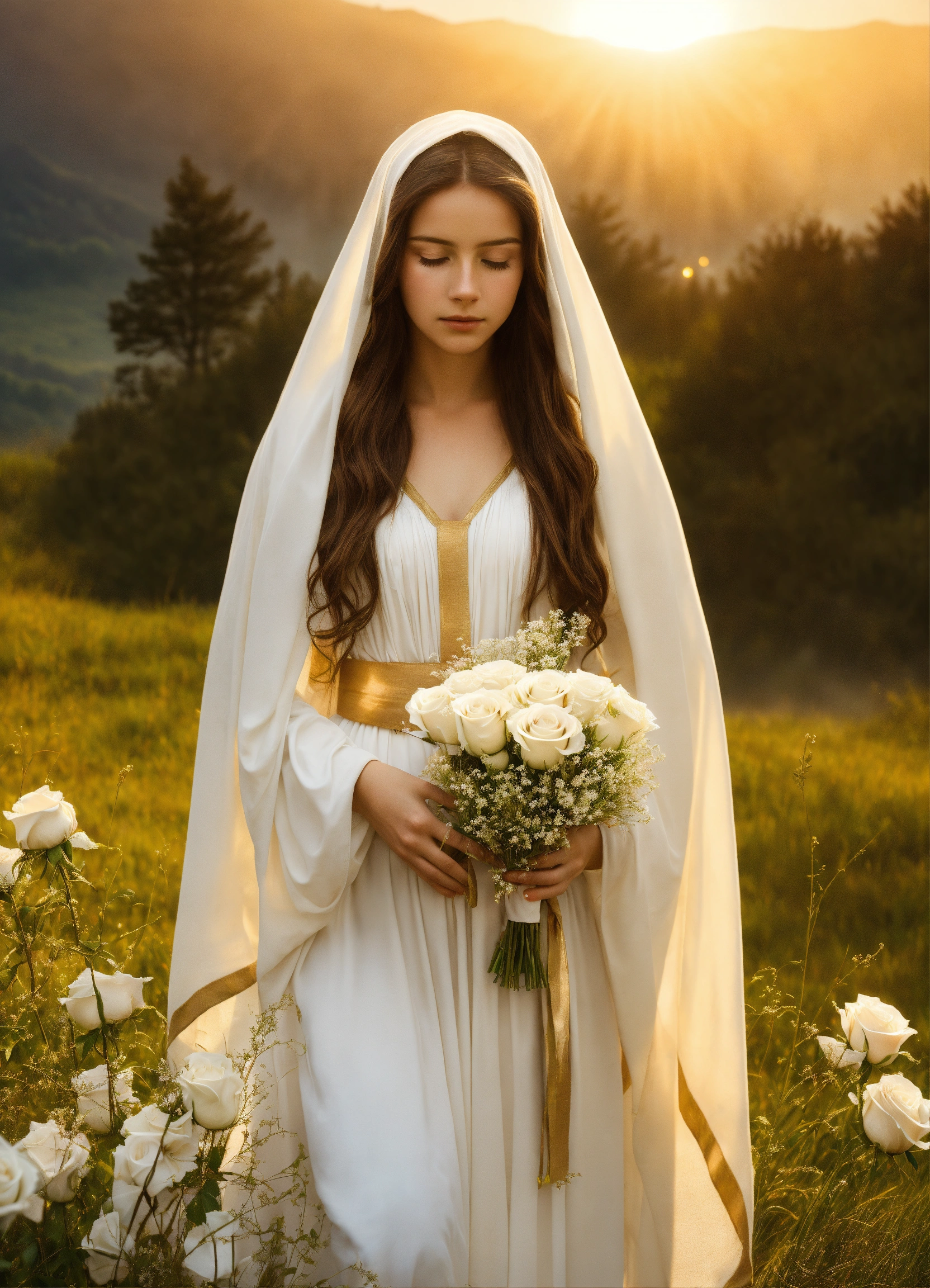 Lexica - Majestic image 0f Virgin Mary, mother of Christ, Extremely ...