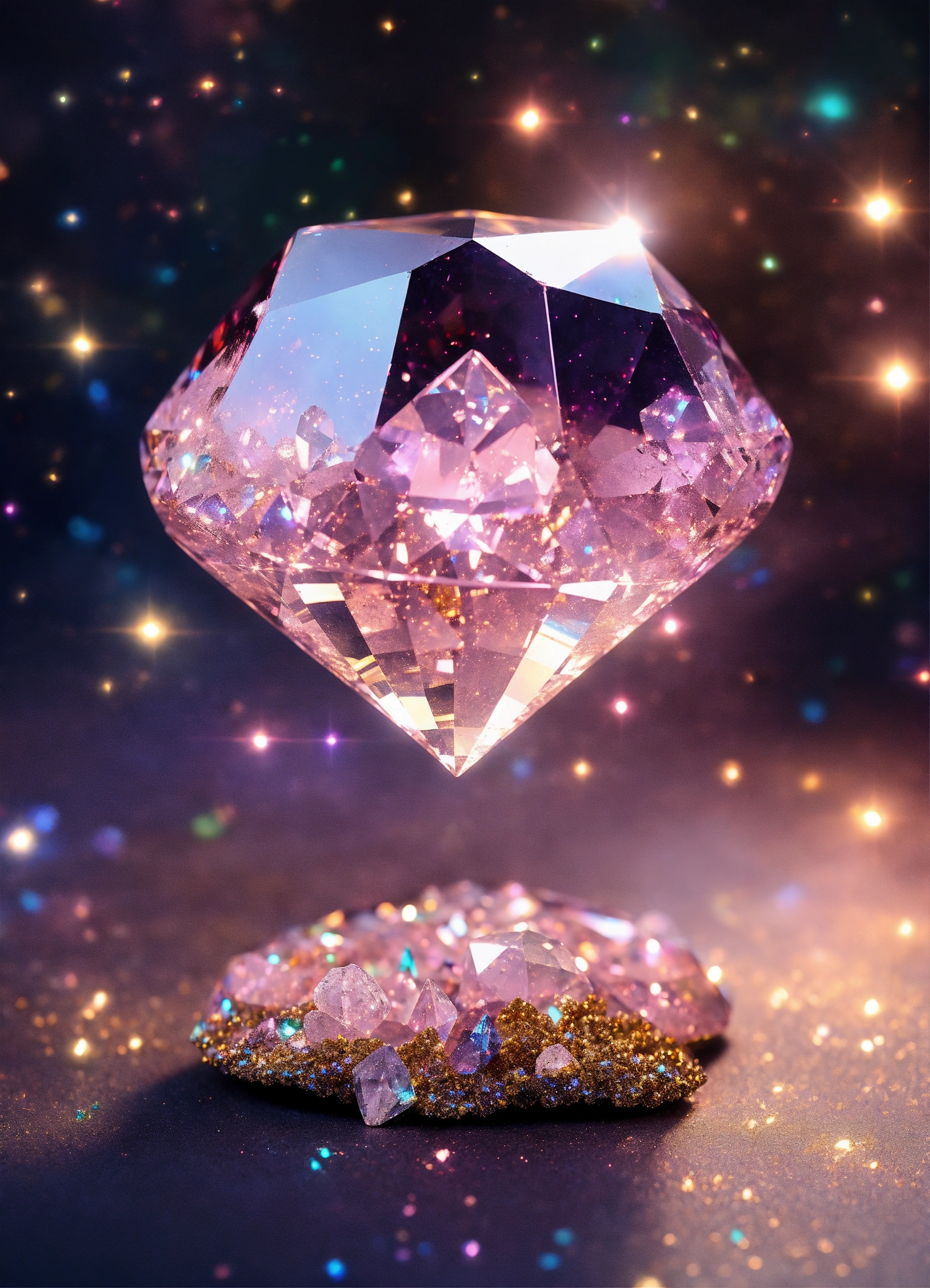 Lexica - Crystal quarts planet diamonds glitter silver shiny twinkle ...