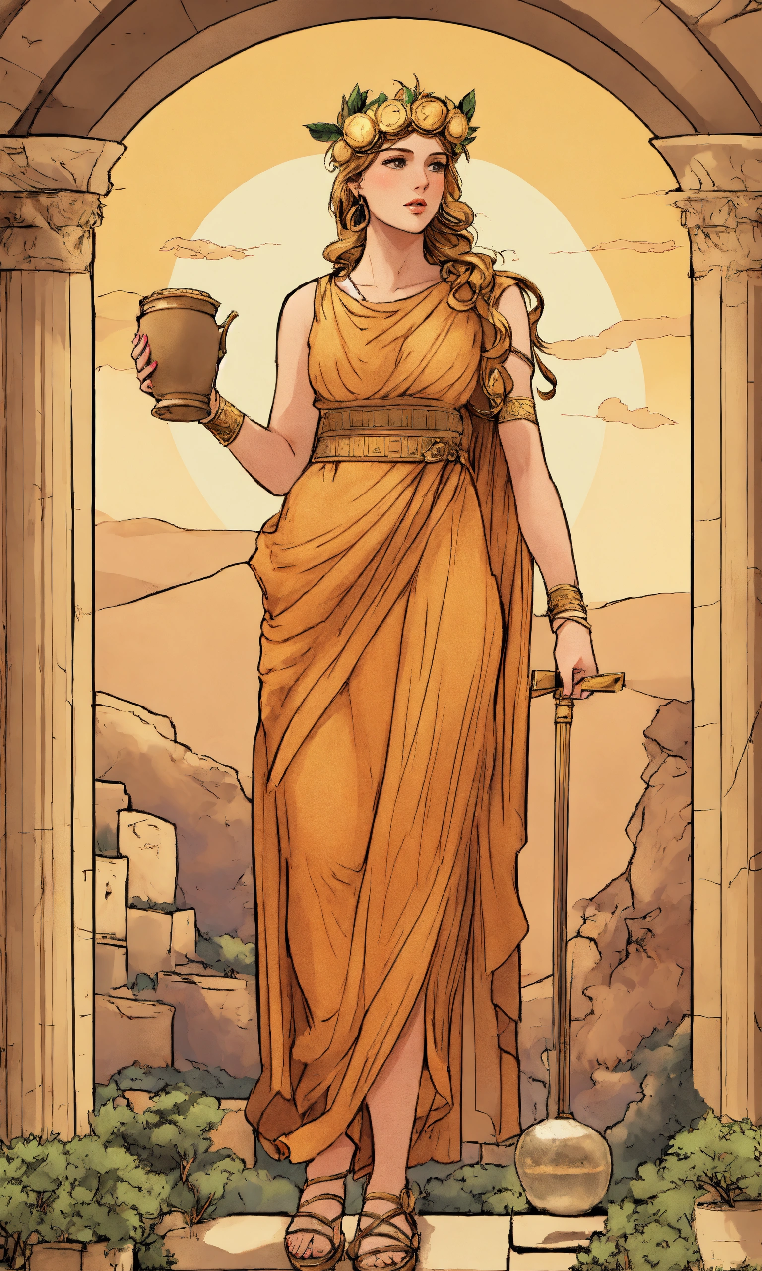 Lexica - Ancient greek Demeter. comic