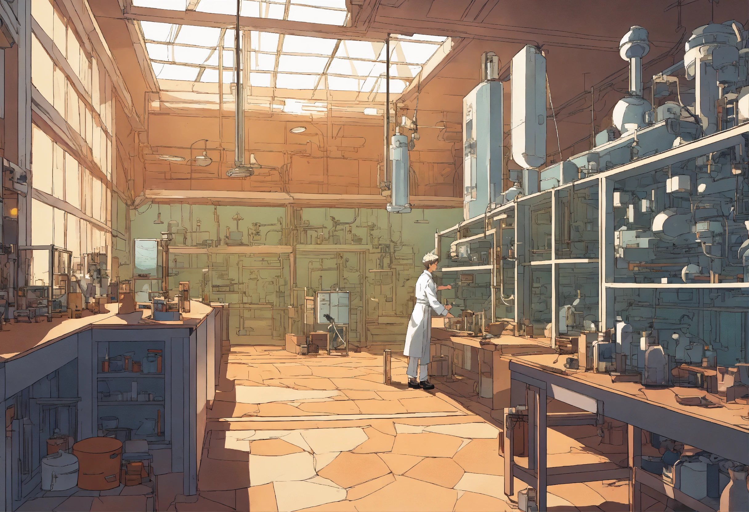 Lexica - Craft a comic-style poster with an expansive white space ...