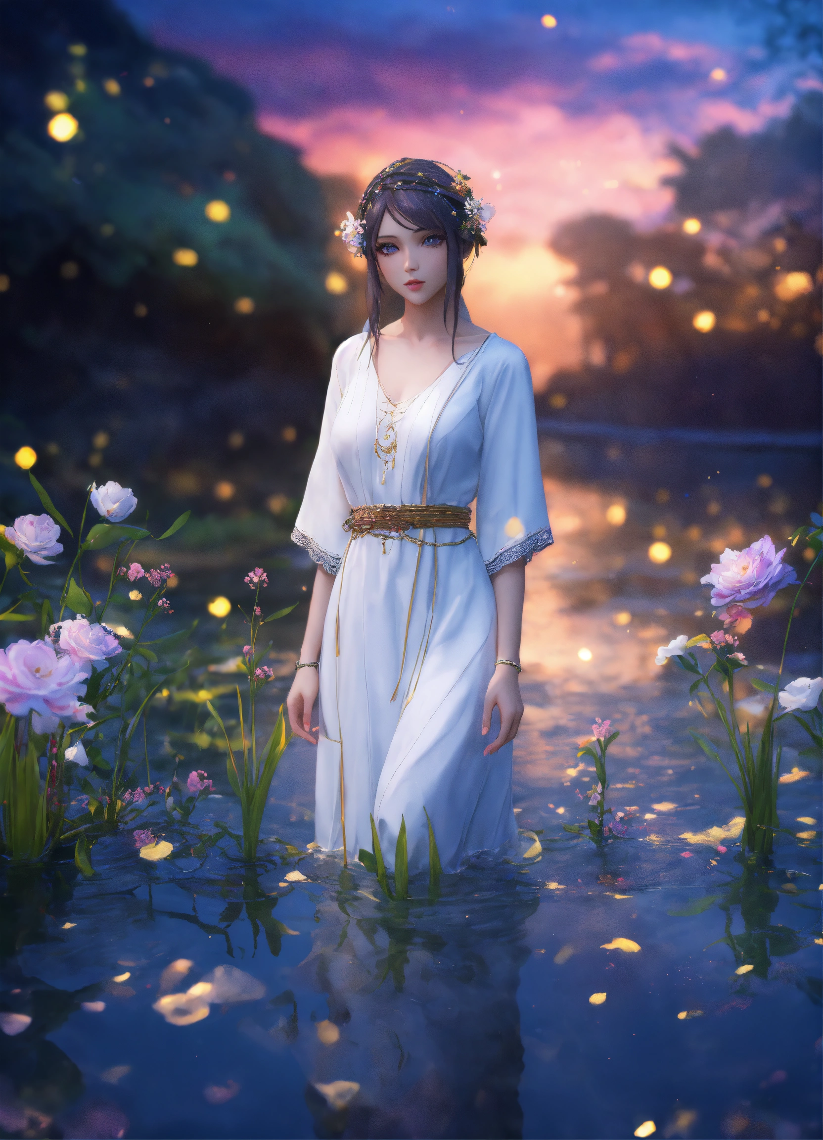 Lexica - - [ ] Half body portrait photo of beautiful girl cosplay ...