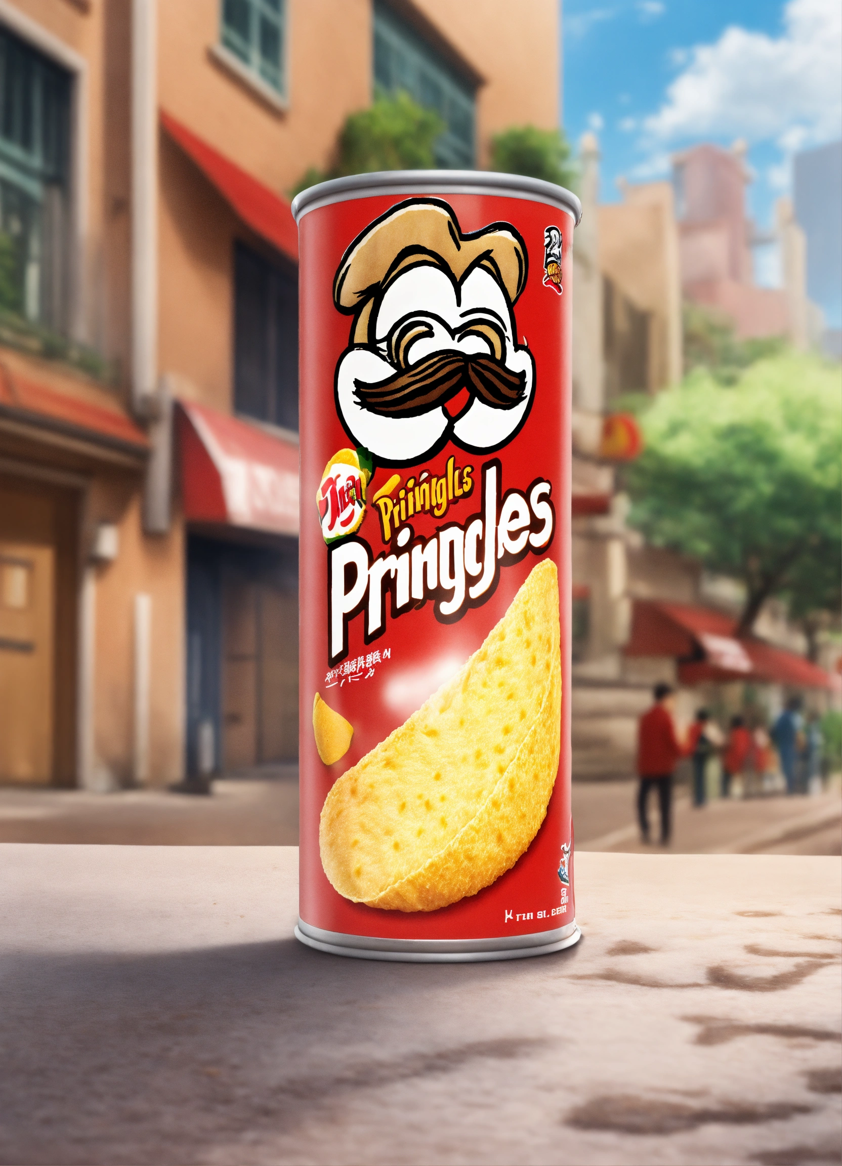 Lexica - Pringles mascot as anime