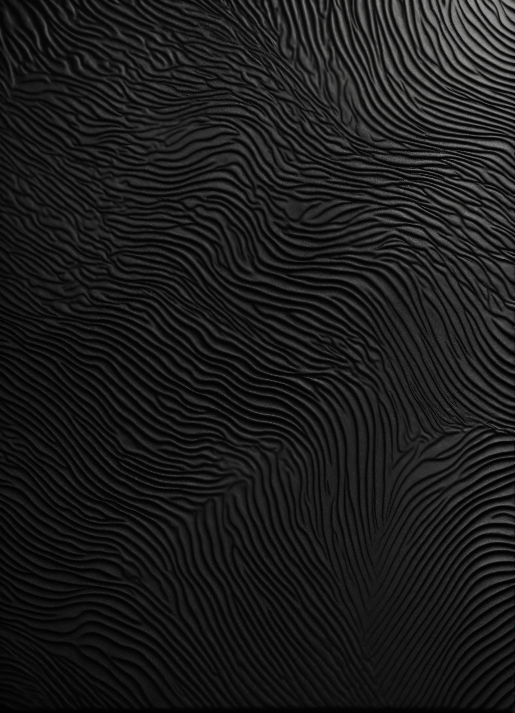 Lexica - Black background embossed matte abstract