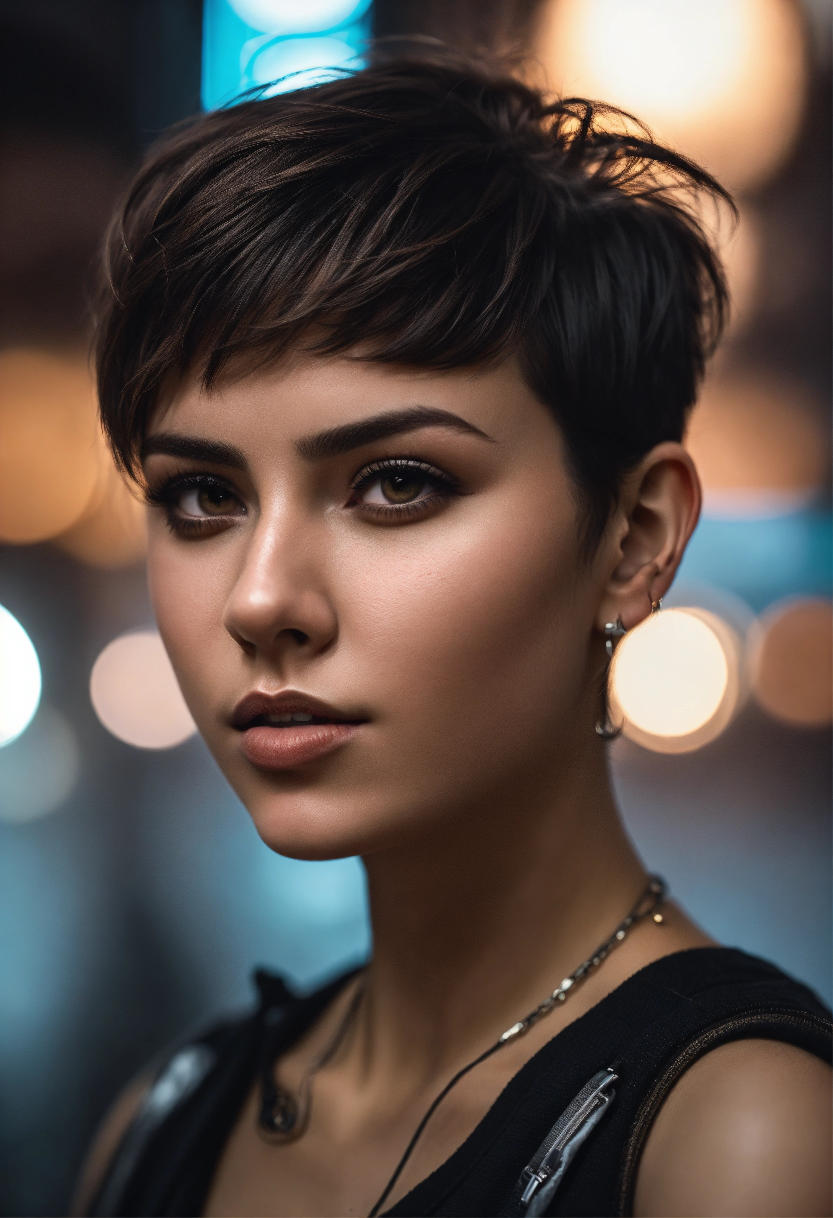 Lexica - Highly detailed portrait of spanish young woman 32 years old ...