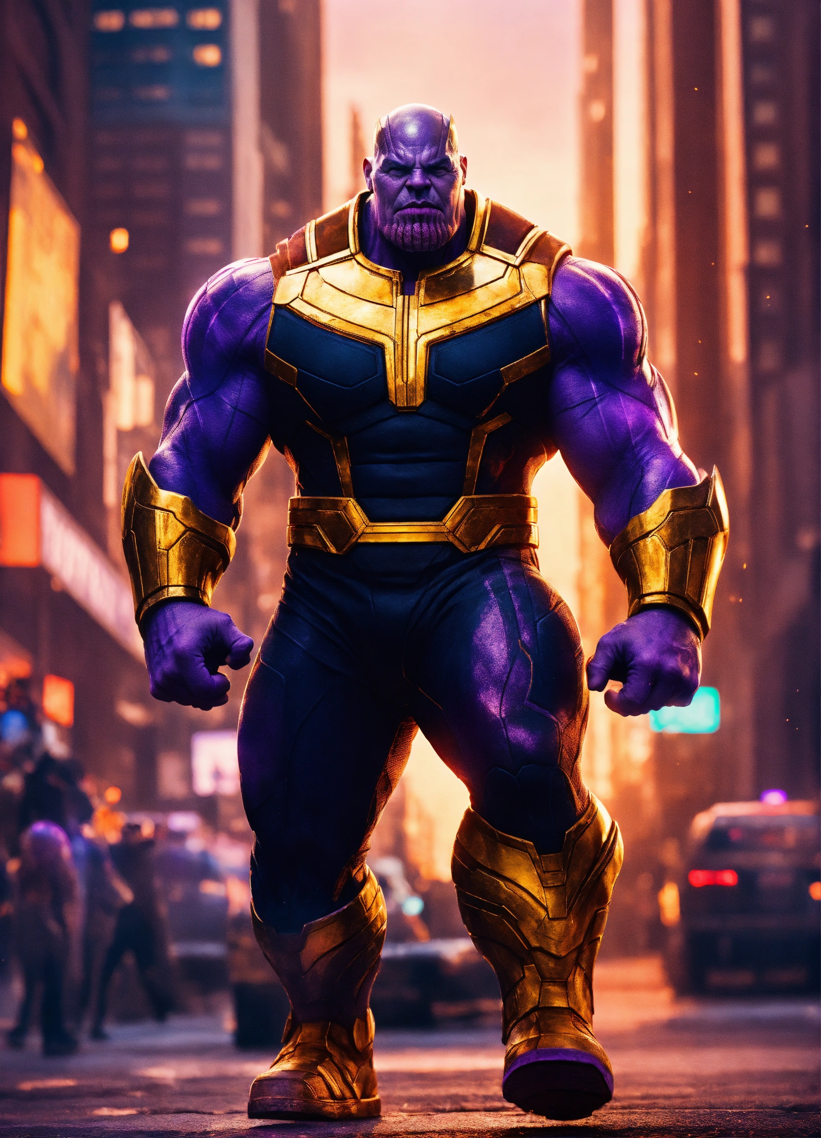 Lexica - Thanos,8k,in the nyc