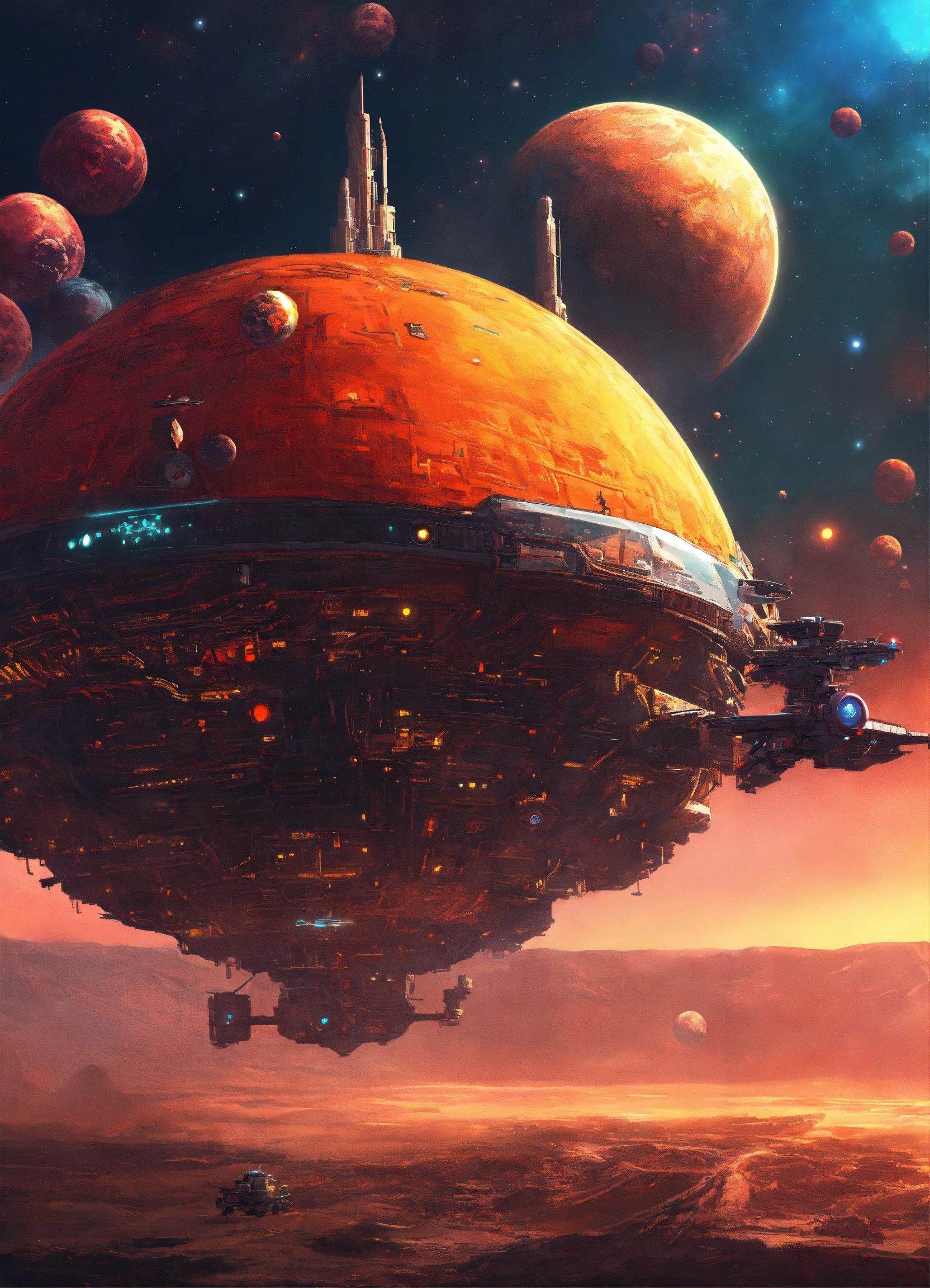 Lexica - Space pirate, alien planet, starships in the sky, advanced ...