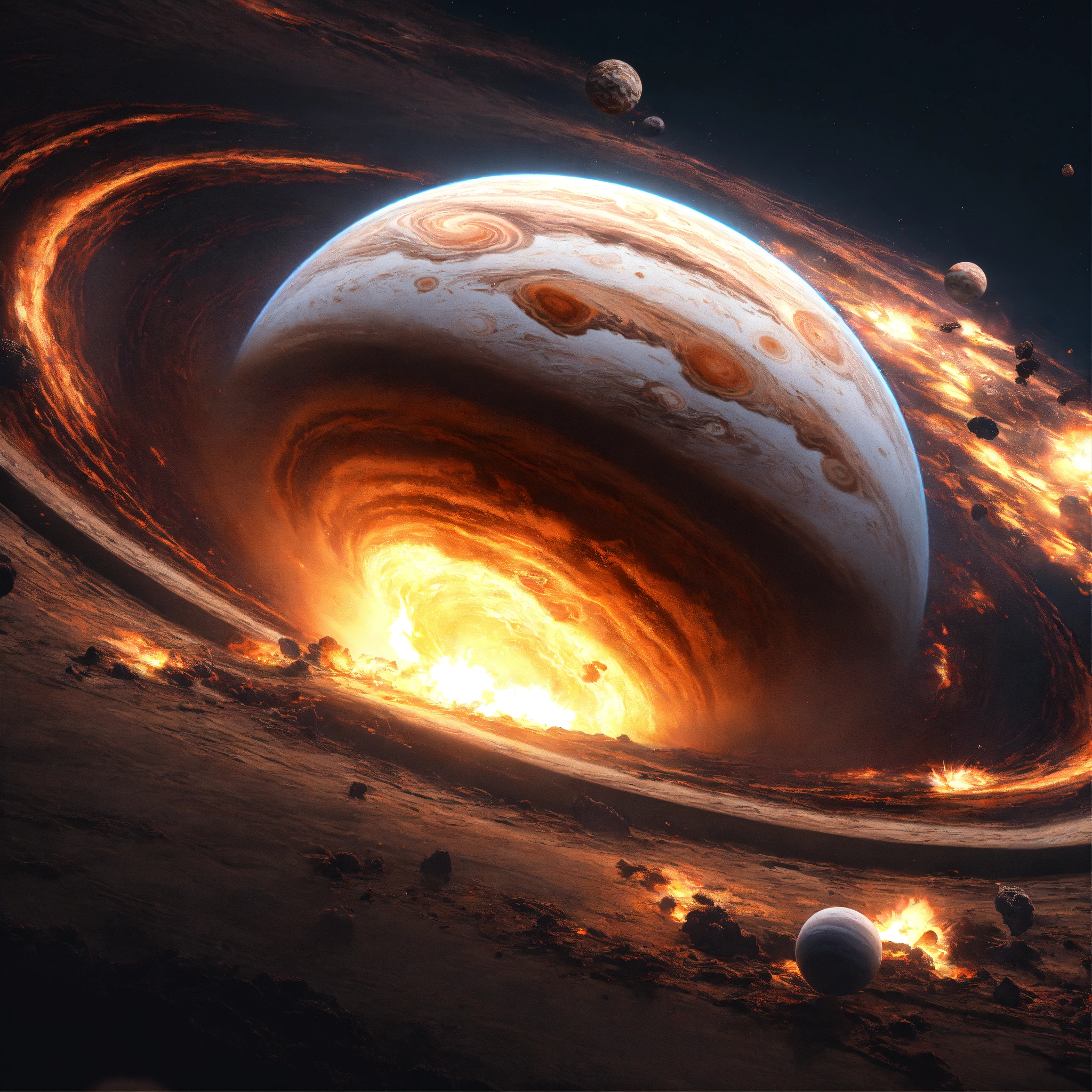 Lexica - Jupiter explosion, 8k