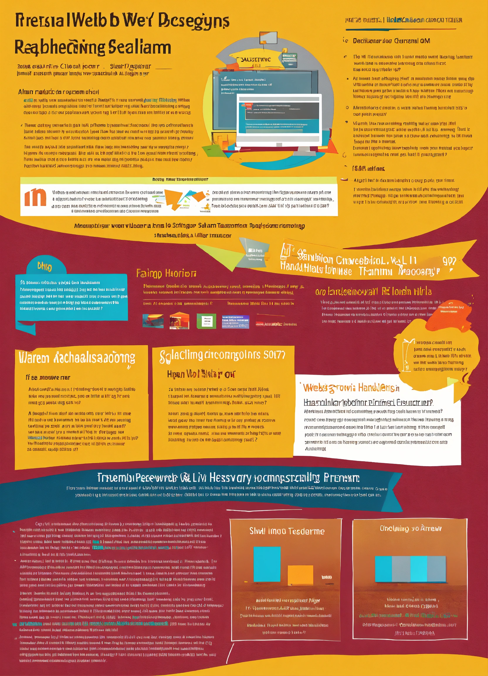 Lexica - Visuals for Web Designing Training Program Handout/Brochure