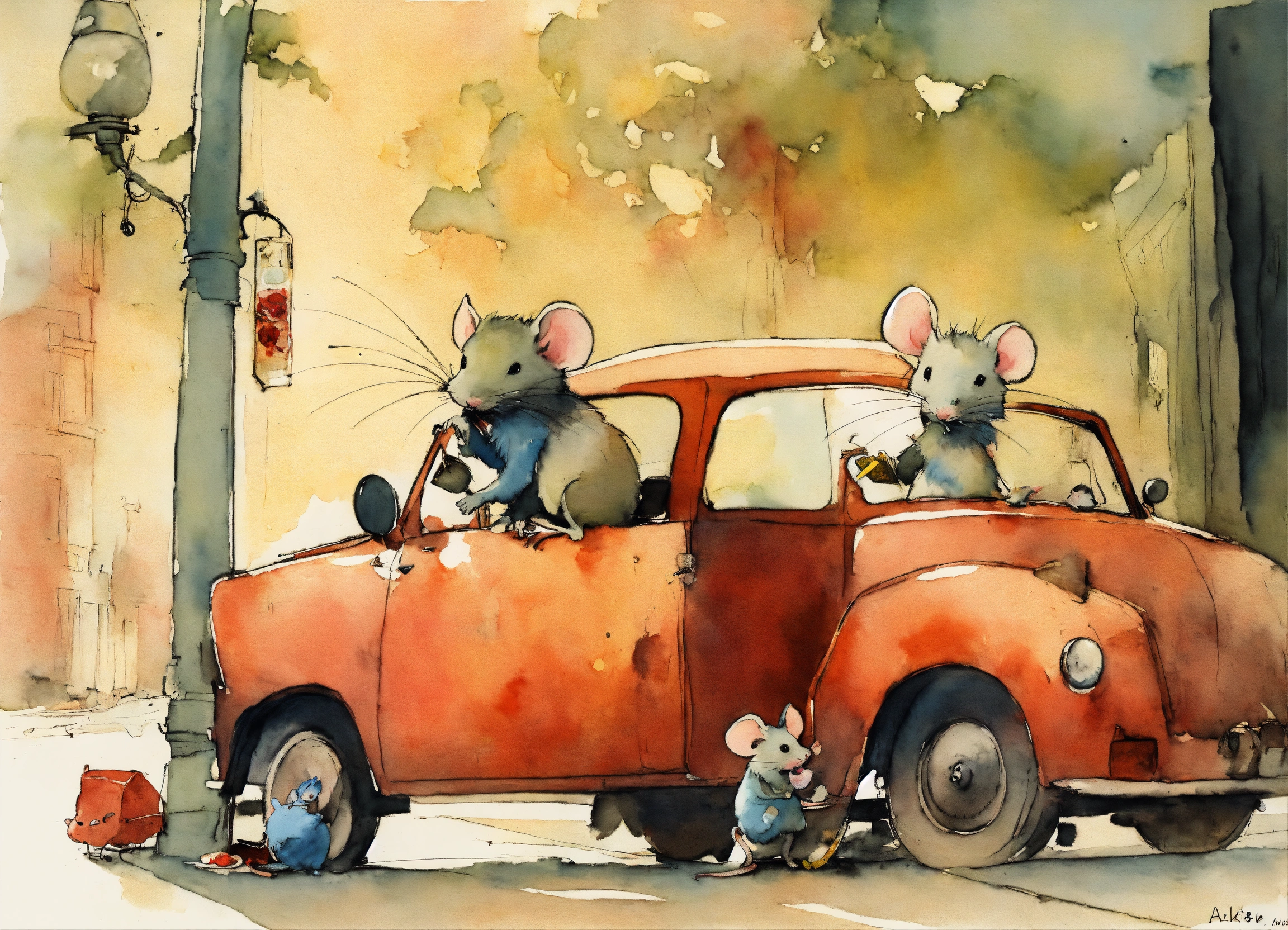 Lexica - Cool, nice and cute mice working and helping together to move ...