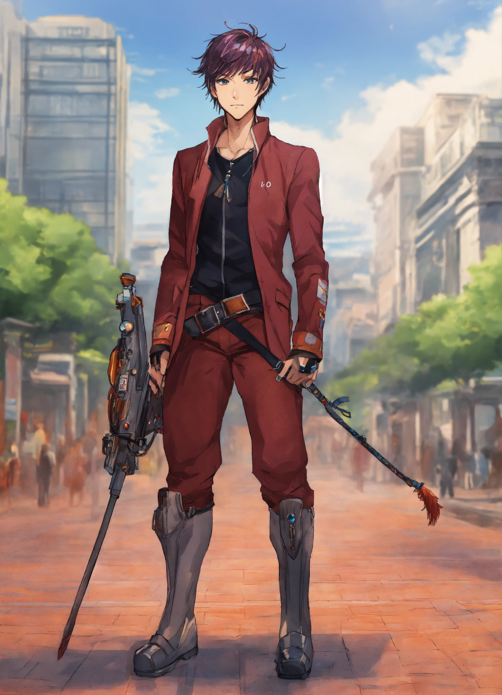 Lexica - A Neo Sapien human anime art