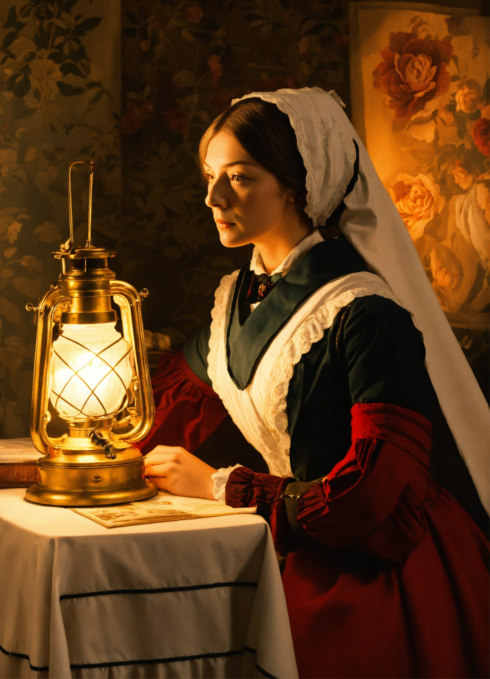 Lexica - Florence nightingale, lady with the lamp