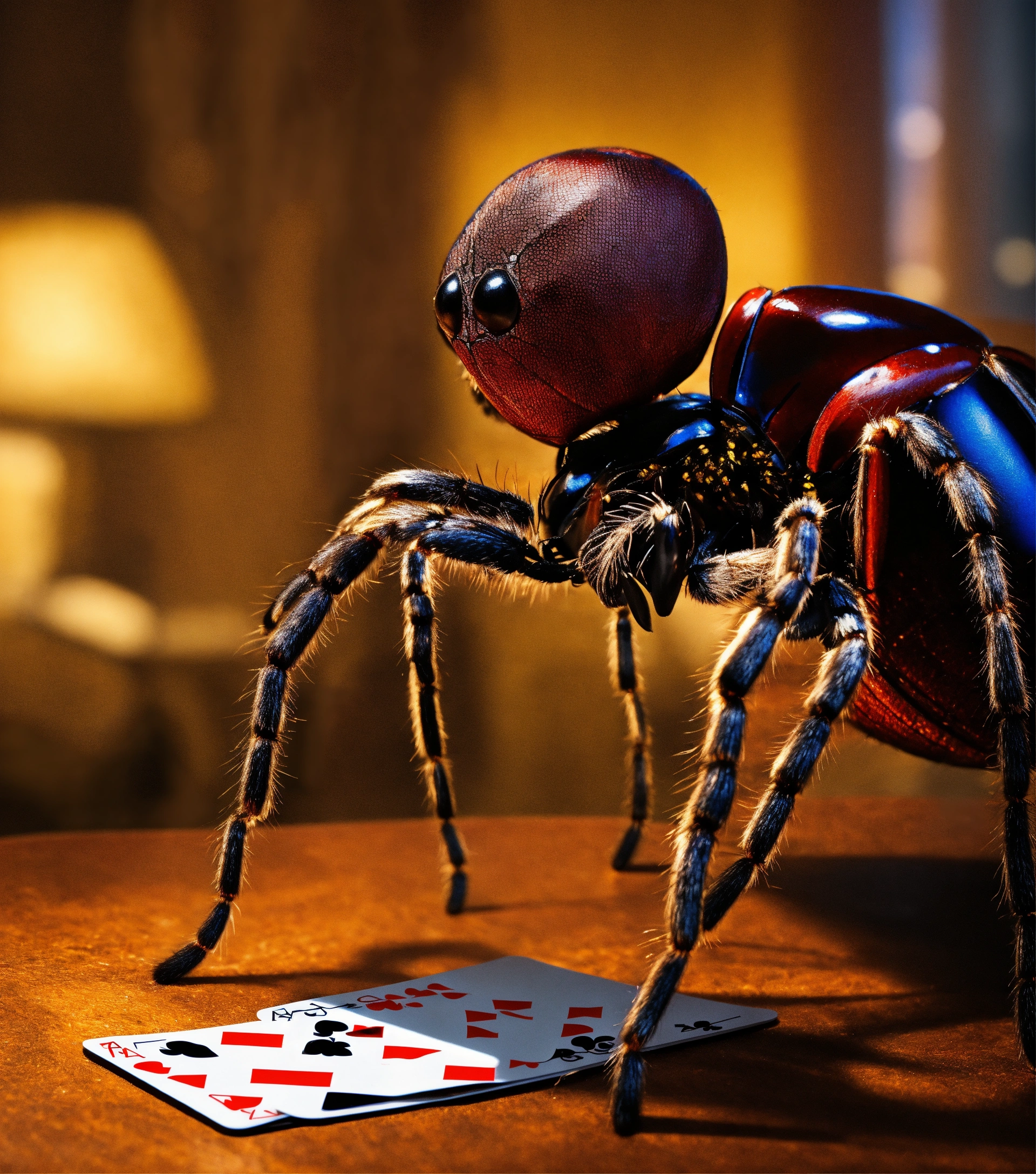 Lexica - A spider playing poker