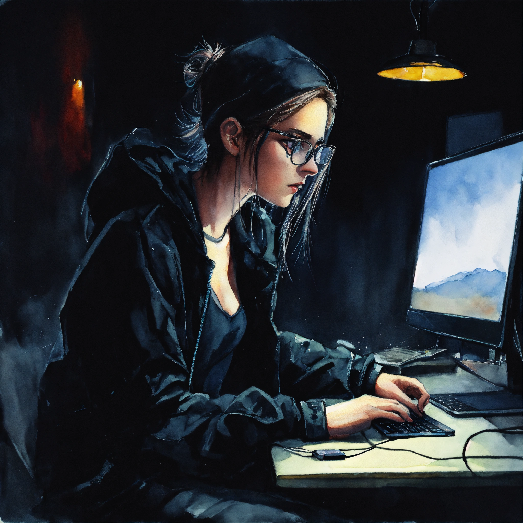 Lexica - Full body Illustration of a woman, young, 18 years old ...