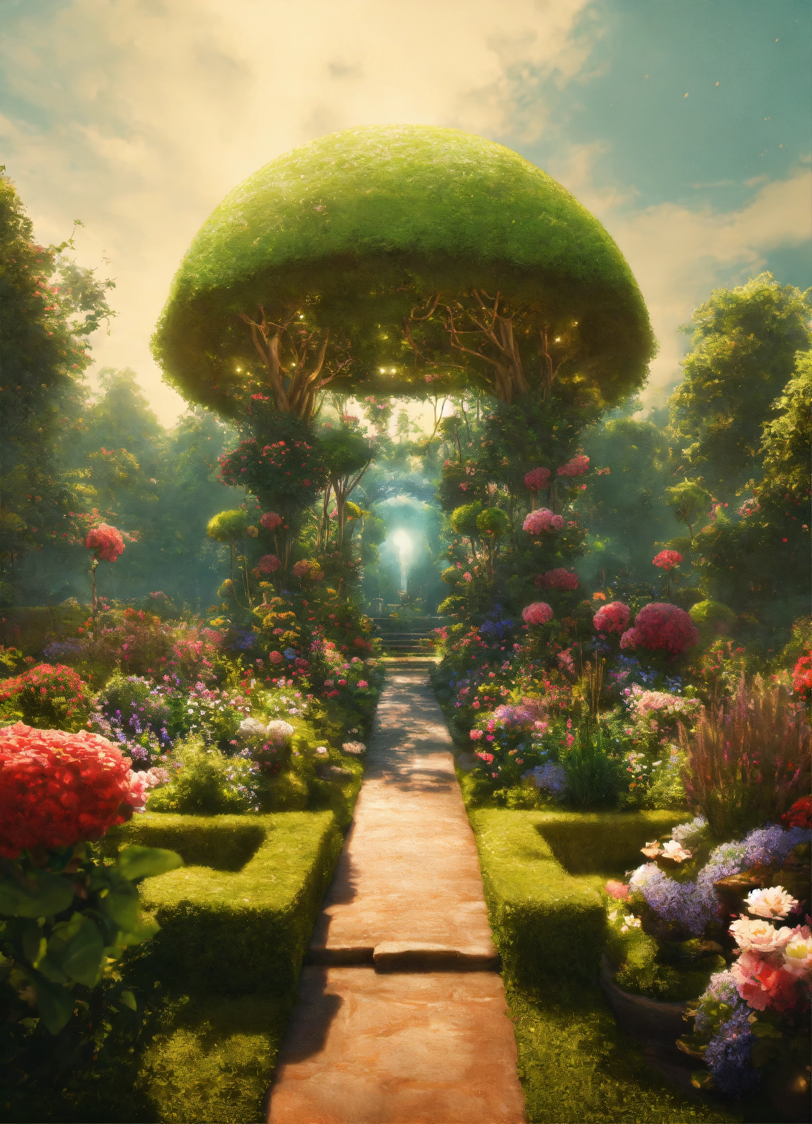 Lexica - Surreal art. World. Garden. Rendered in 8k